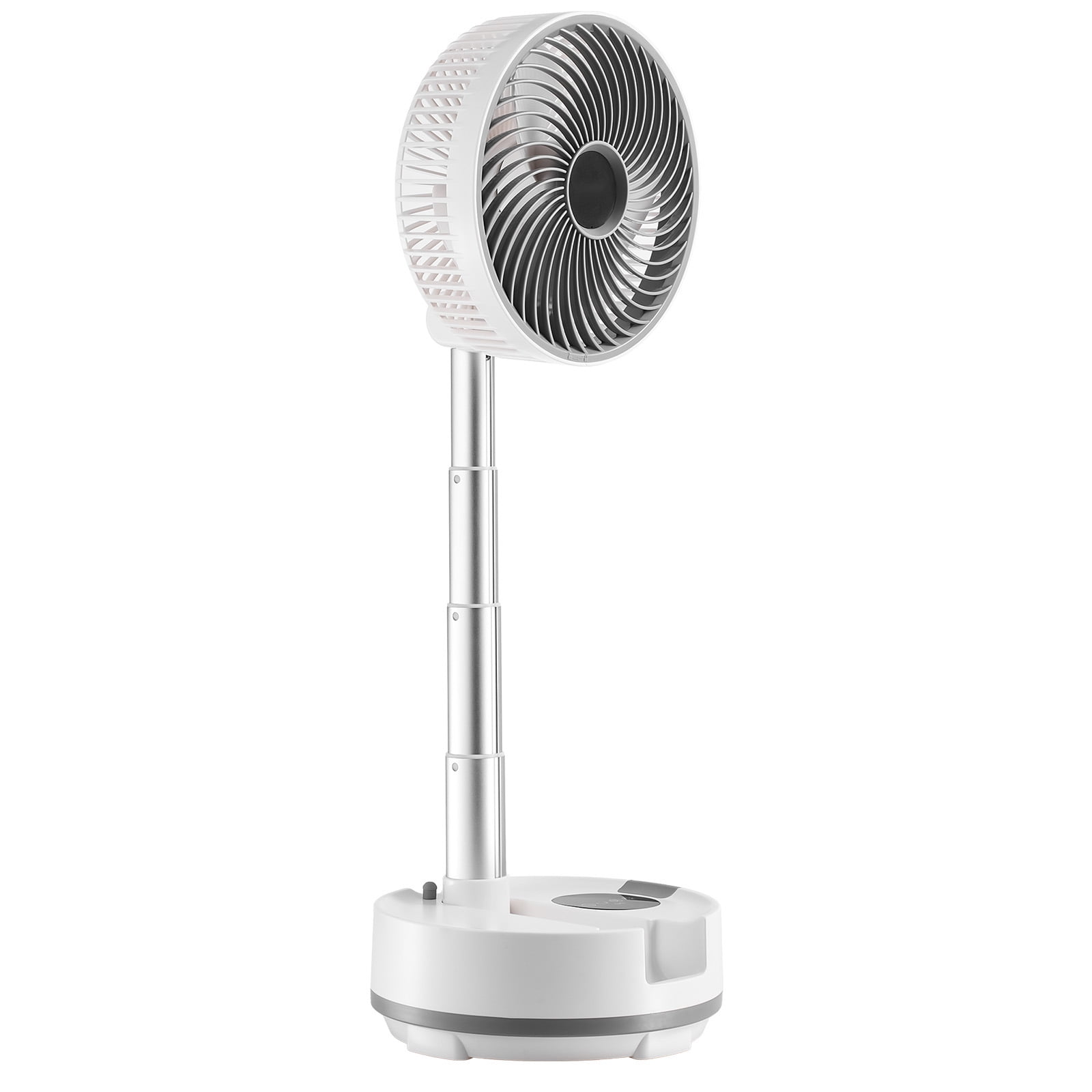 KFFKFF 8-inch Portable Rechargeable Oscillating Fan, Foldable Design ...