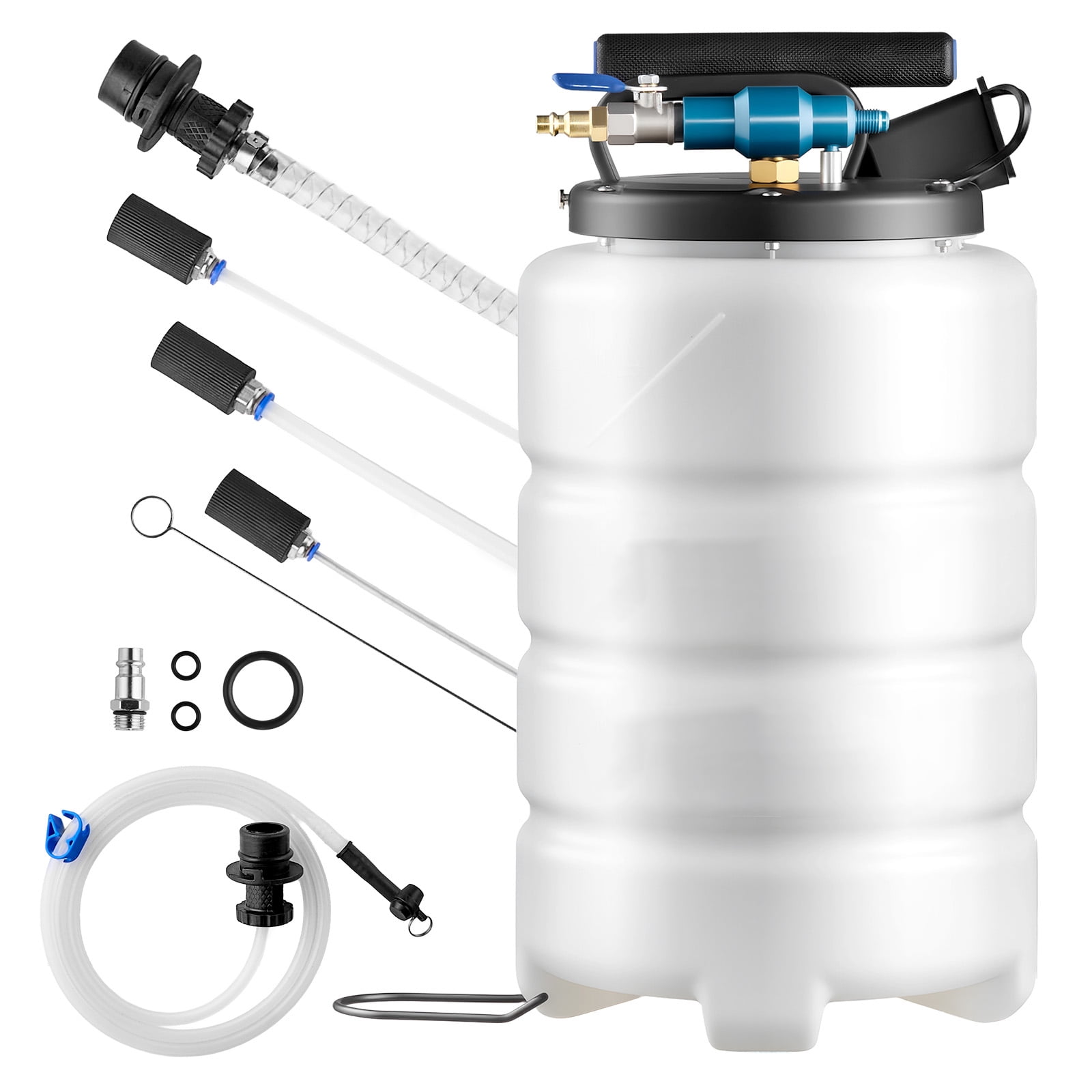 KFFKFF 9.5 L Fluid Extractor, Pneumatic and Manual Vacuum Oil Pump with ...