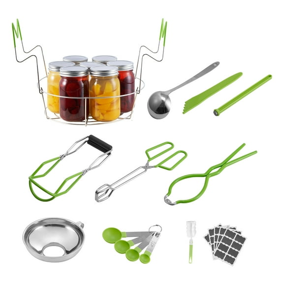 KFFKFF 9-Piece Stainless Steel Canning Starter Kit for Beginners ...