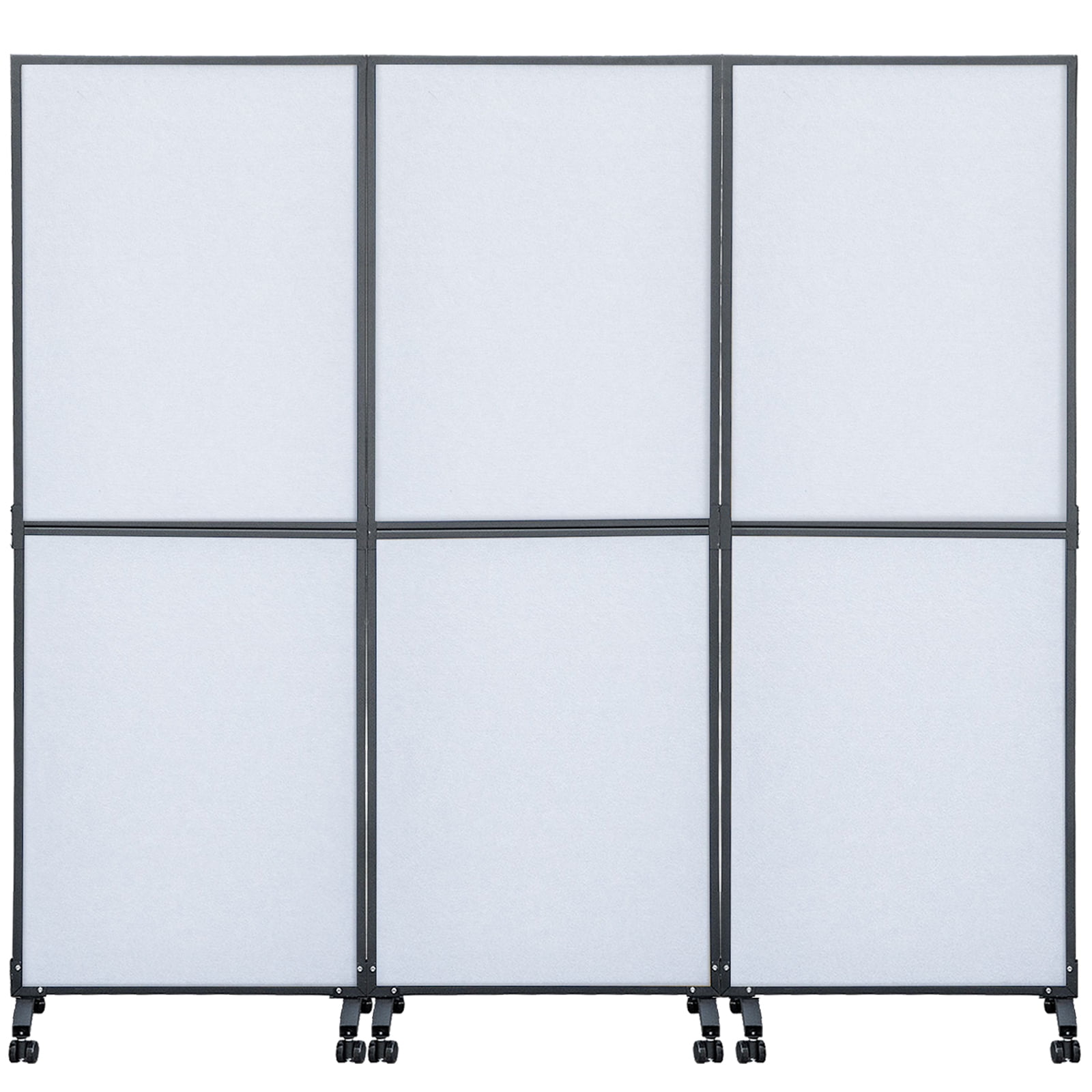 KFFKFF Acoustic Room Divider 72" x 66" Office Partition Panel 3 Pack ...