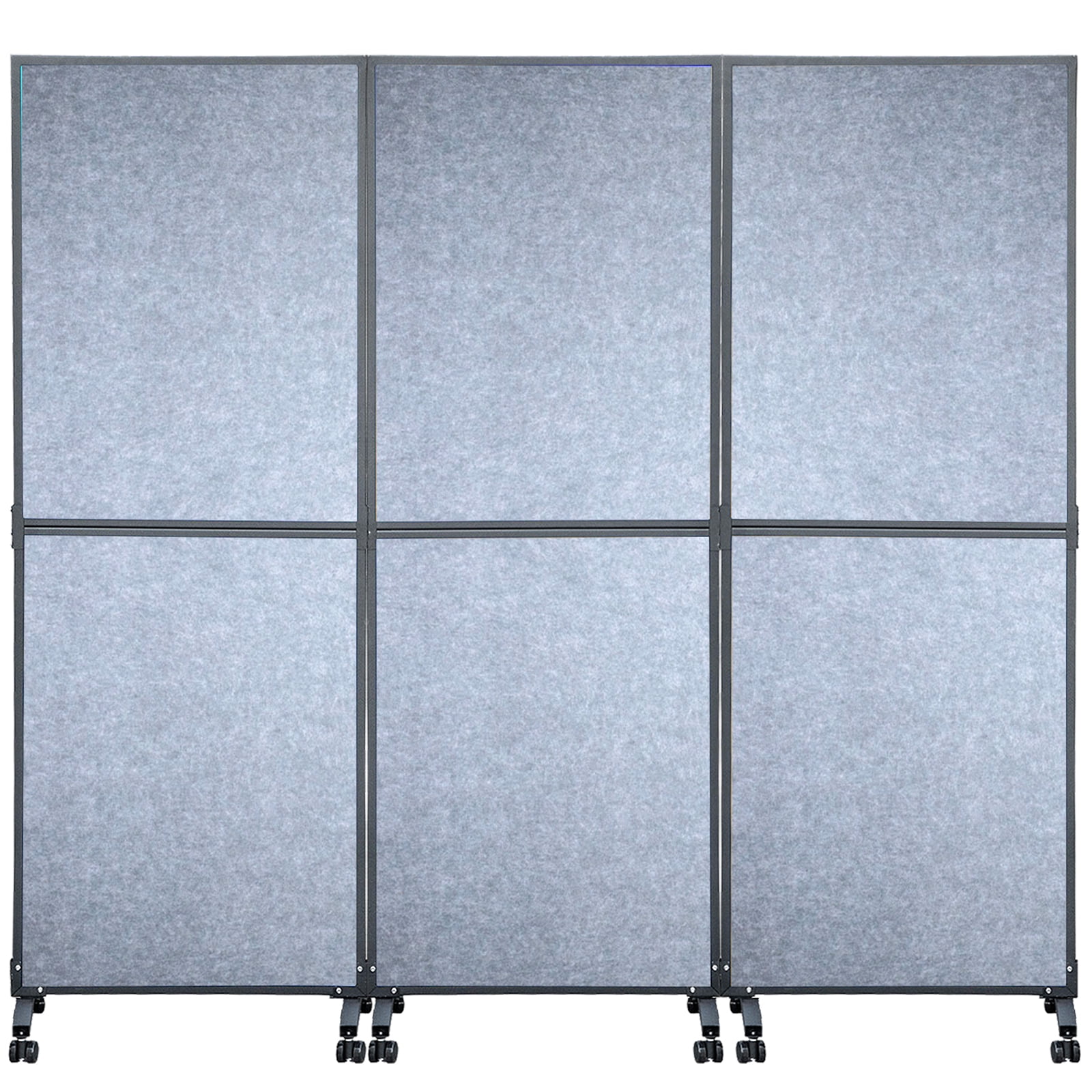 KFFKFF Acoustic Room Divider 72" x 66" Office Partition Panel 3 Pack ...