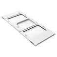 KFFKFF Adjustable Cat Door for Window Cat Fits Window Widths 31"-36 ...