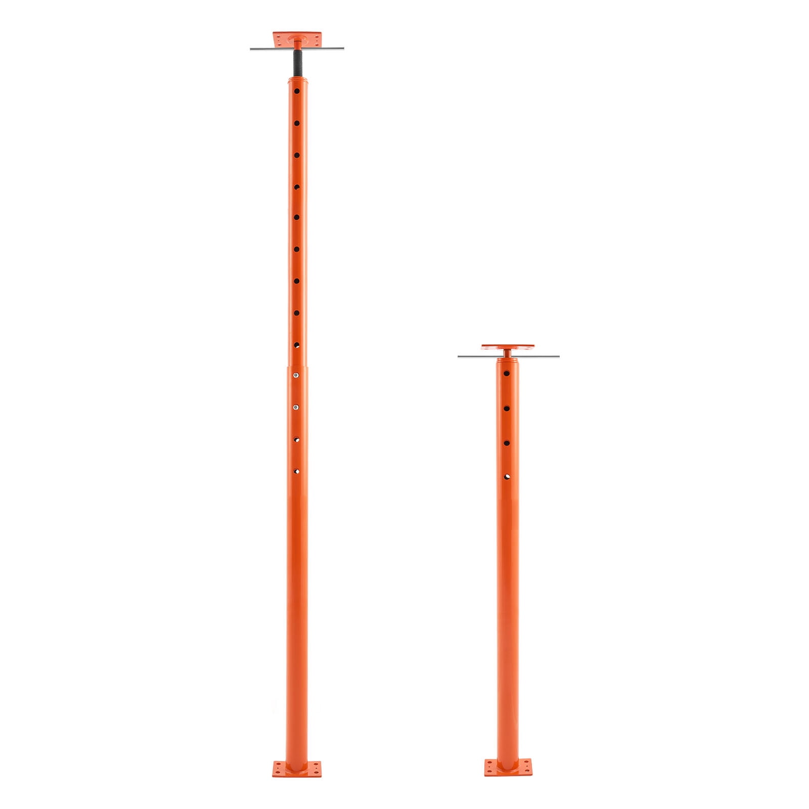 KFFKFF Adjustable Floor Jacks, Set of 2, 53-93 Inch Height Range, 18000 ...