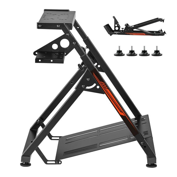 KFFKFF Adjustable and Foldable Racing Wheel Stand, Compatible with ...