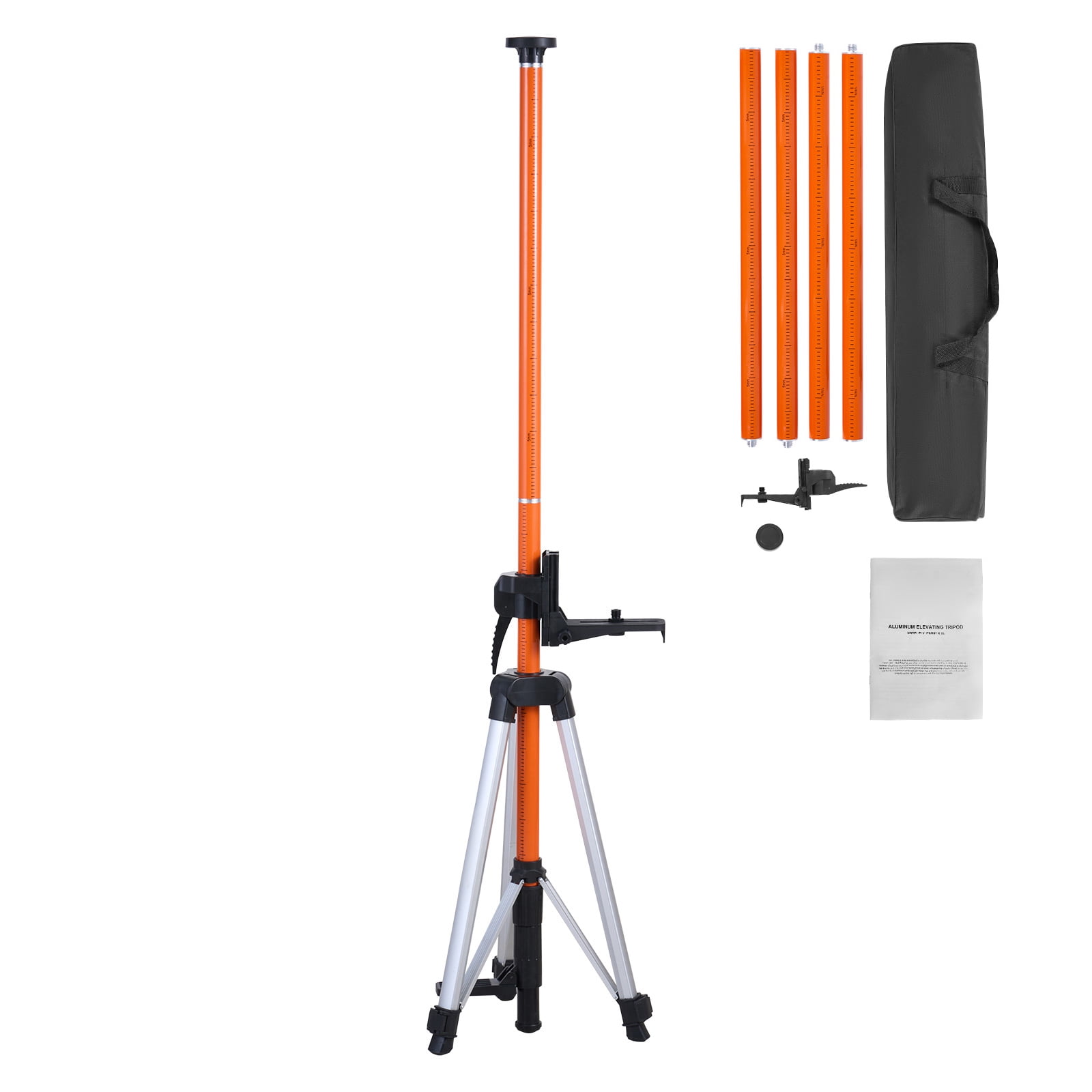 KFFKFF Adjustable Laser Level Tripod, 1/4"-20 & 5/8"-11 Thread Mount ...