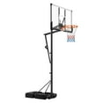 KFFKFF Adjustable Portable Basketball Hoop, 5.25 to 10 ft Height Range ...