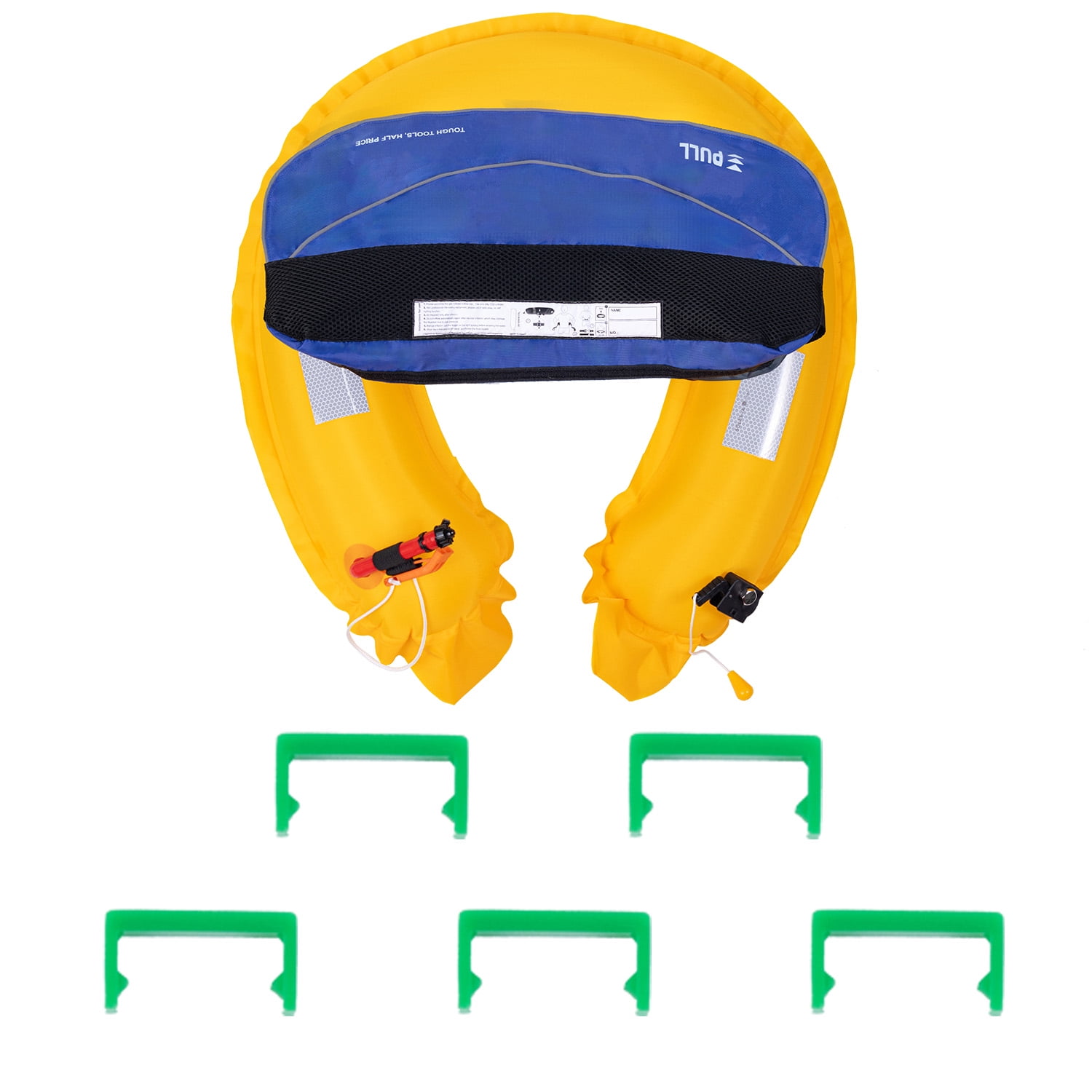 KFFKFF Adult's Manual Inflation Belt Pack, 105N Buoyancy,Suitable for ...