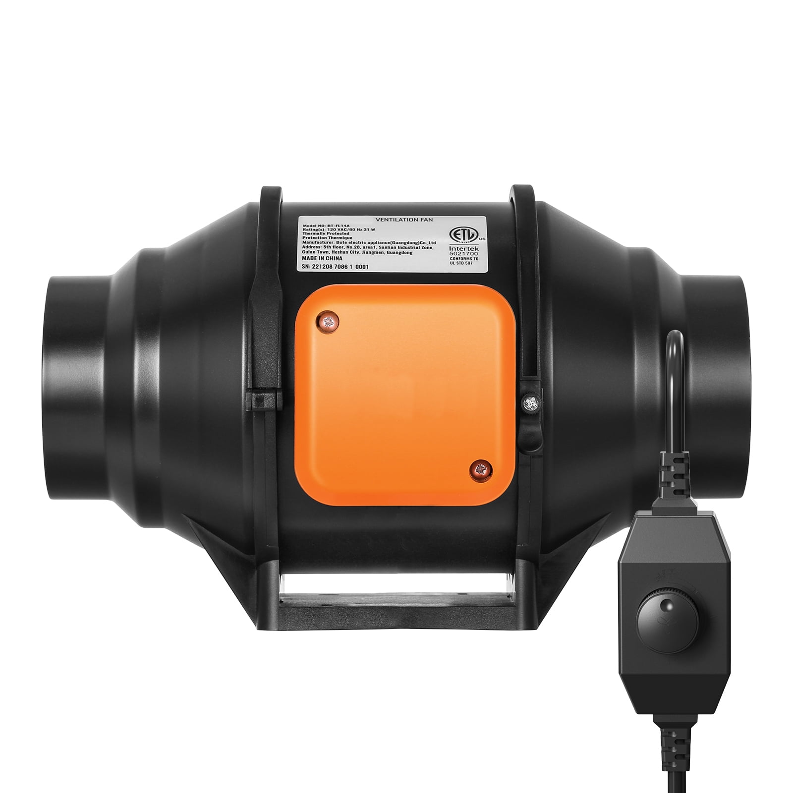 KFFKFF Air Circulation Device, 4-Inch 200 CFM with Adjustable Speed ...