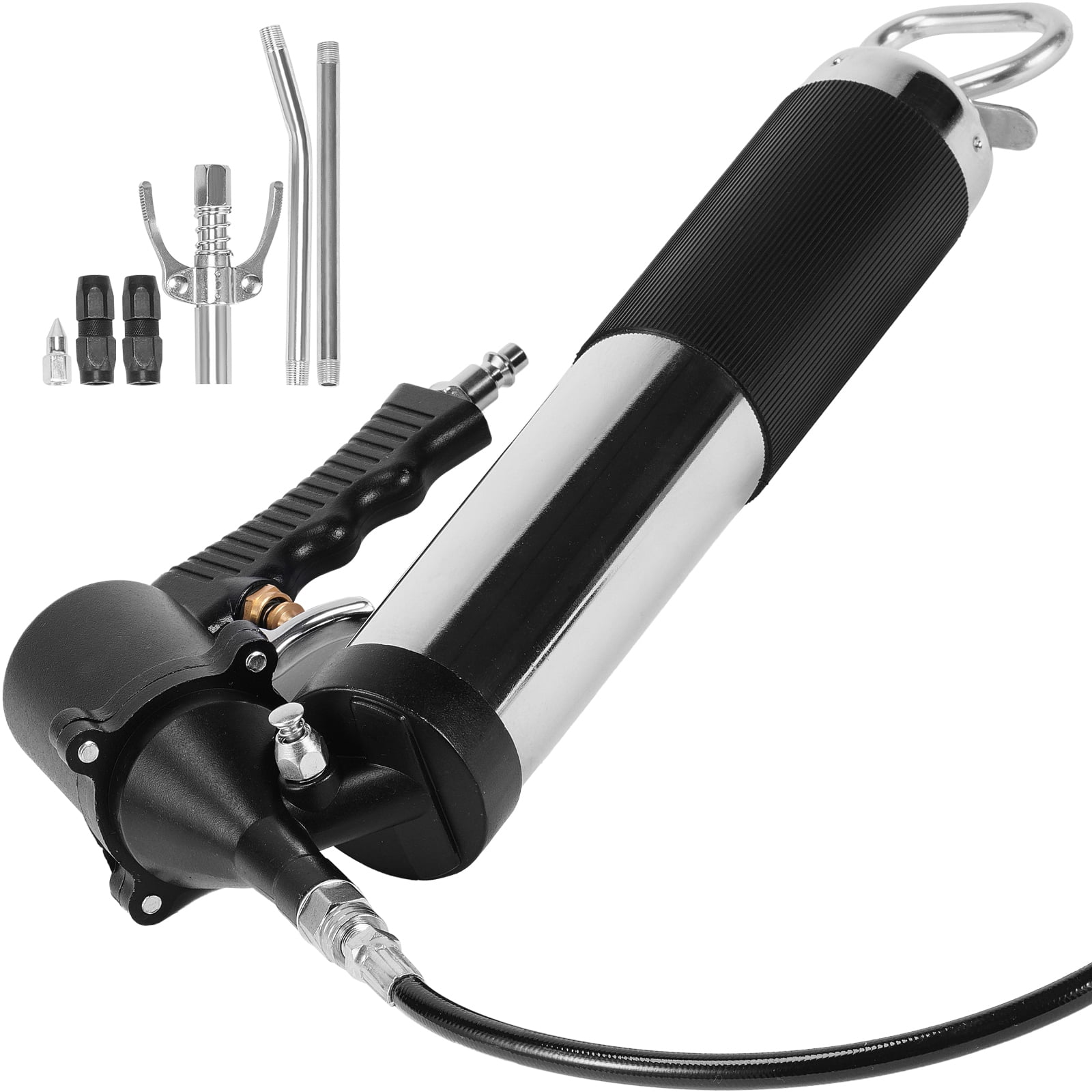 KFFKFF Air Operated Grease Gun 6000 psi 14 oz Heavy Duty Pneumatic ...