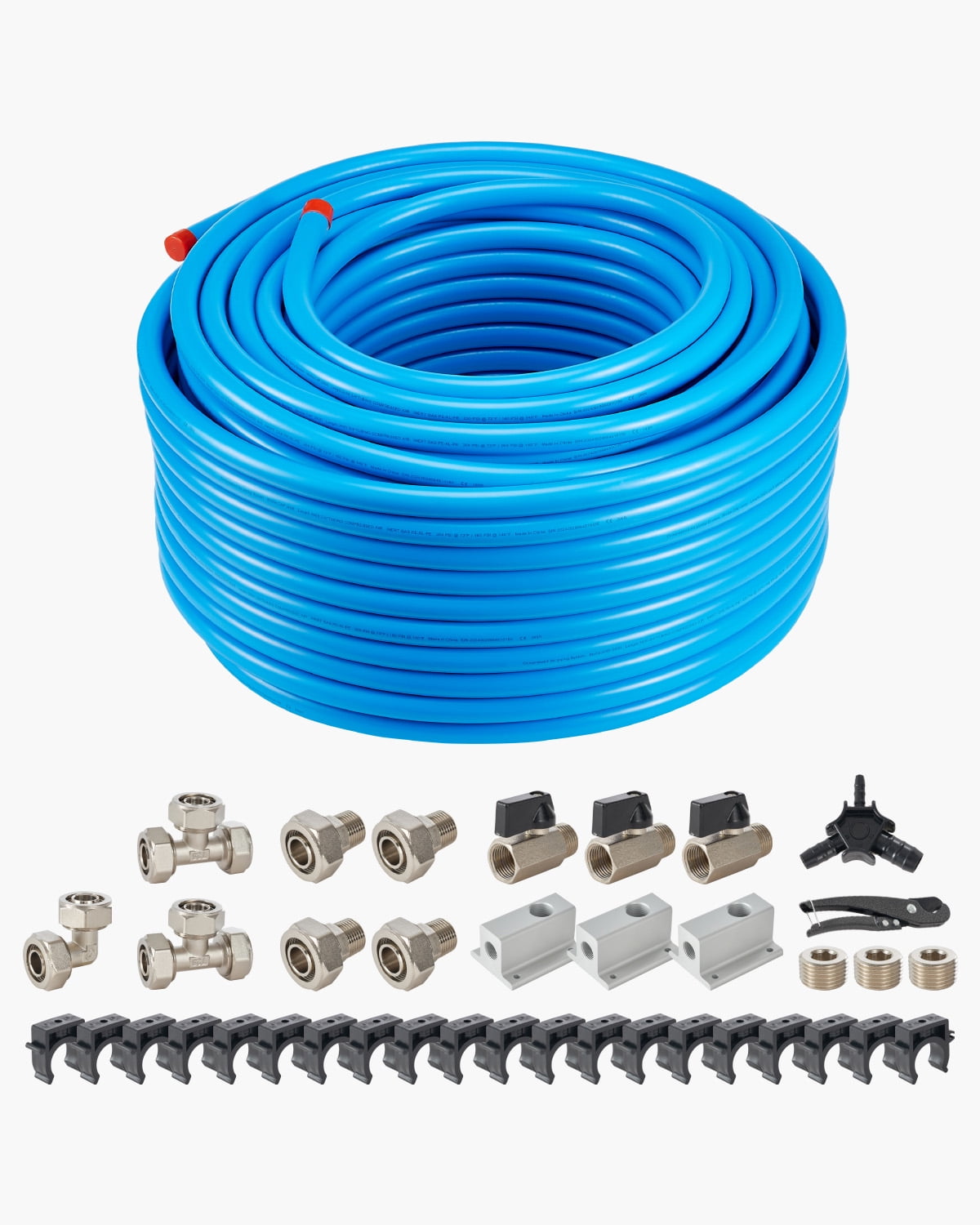 KFFKFF Air Pressure System, 300FT x 3/4", HDPE-Aluminum Compressed Air ...