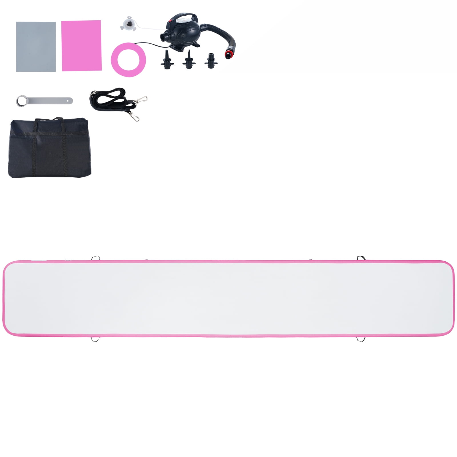 SKYSHALO 20ft Inflatable Fitness Mat, Home Gym Exercise Equipment with ...