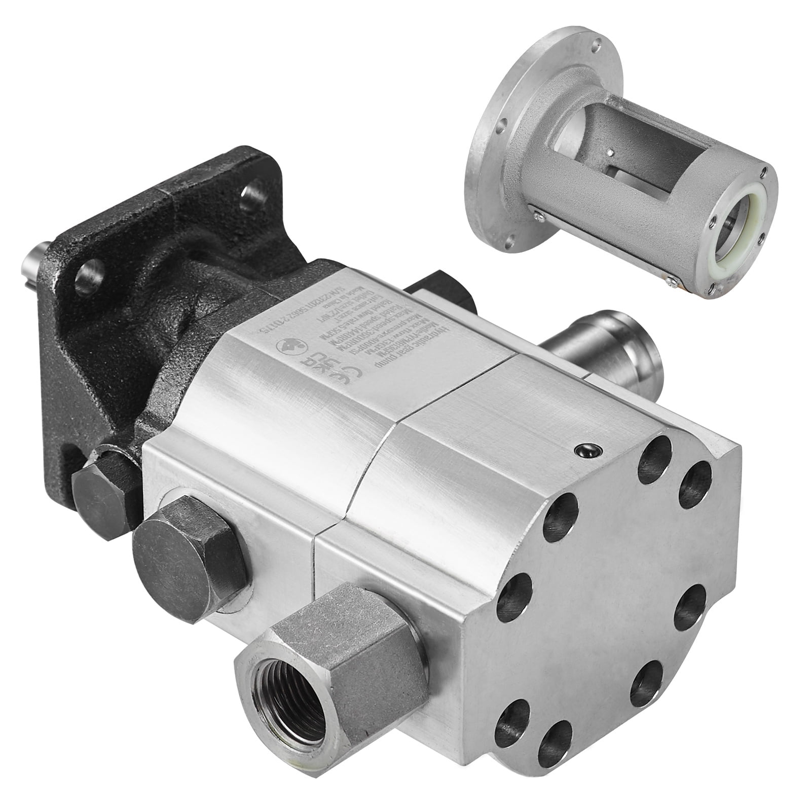 KFFKFF Aluminum Hydraulic Pump Kit for Wood Log Splitting, 13 GPM, Dual ...