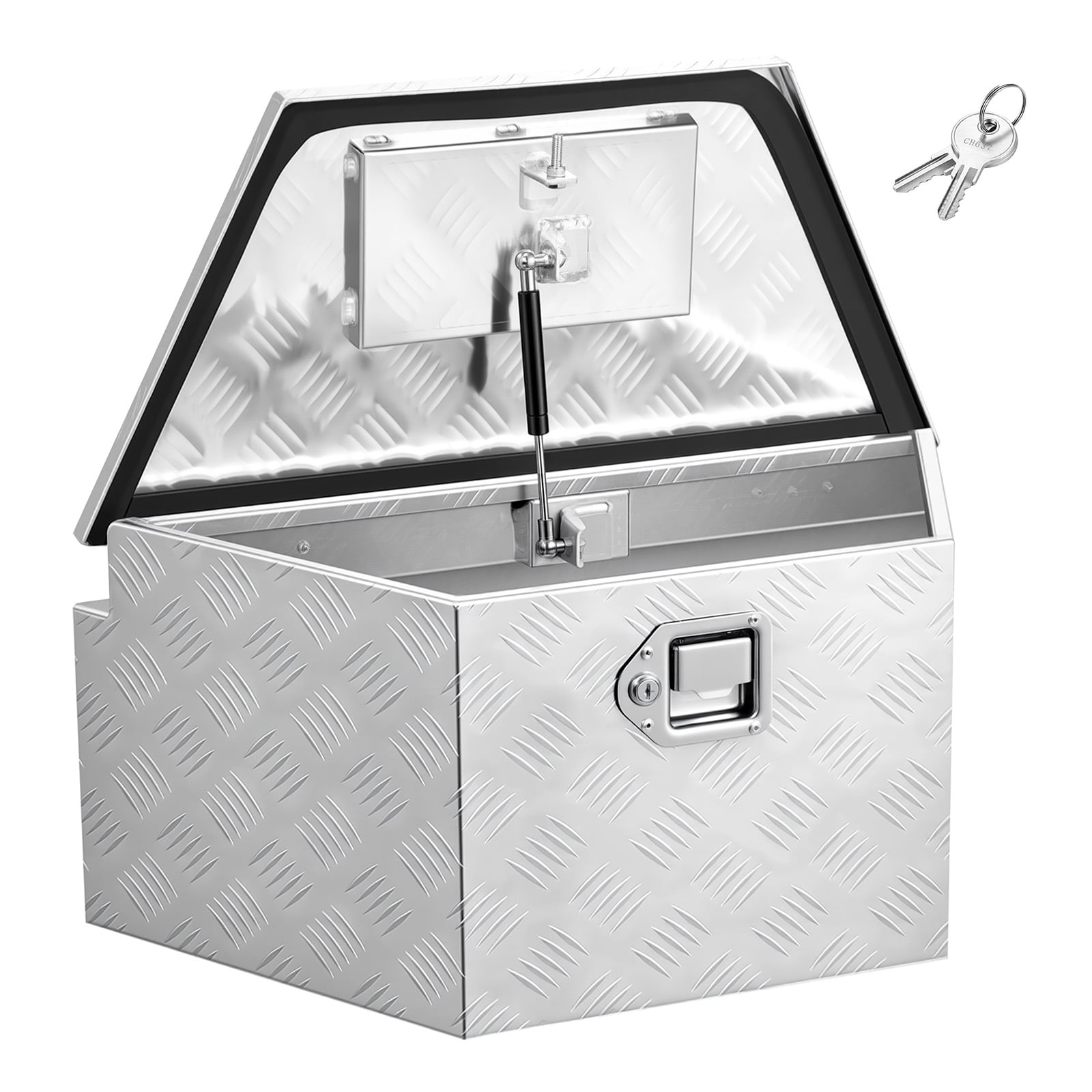 KFFKFF Aluminum Trailer Tongue Tool Box, 26" x 13" x 12" Storage ...