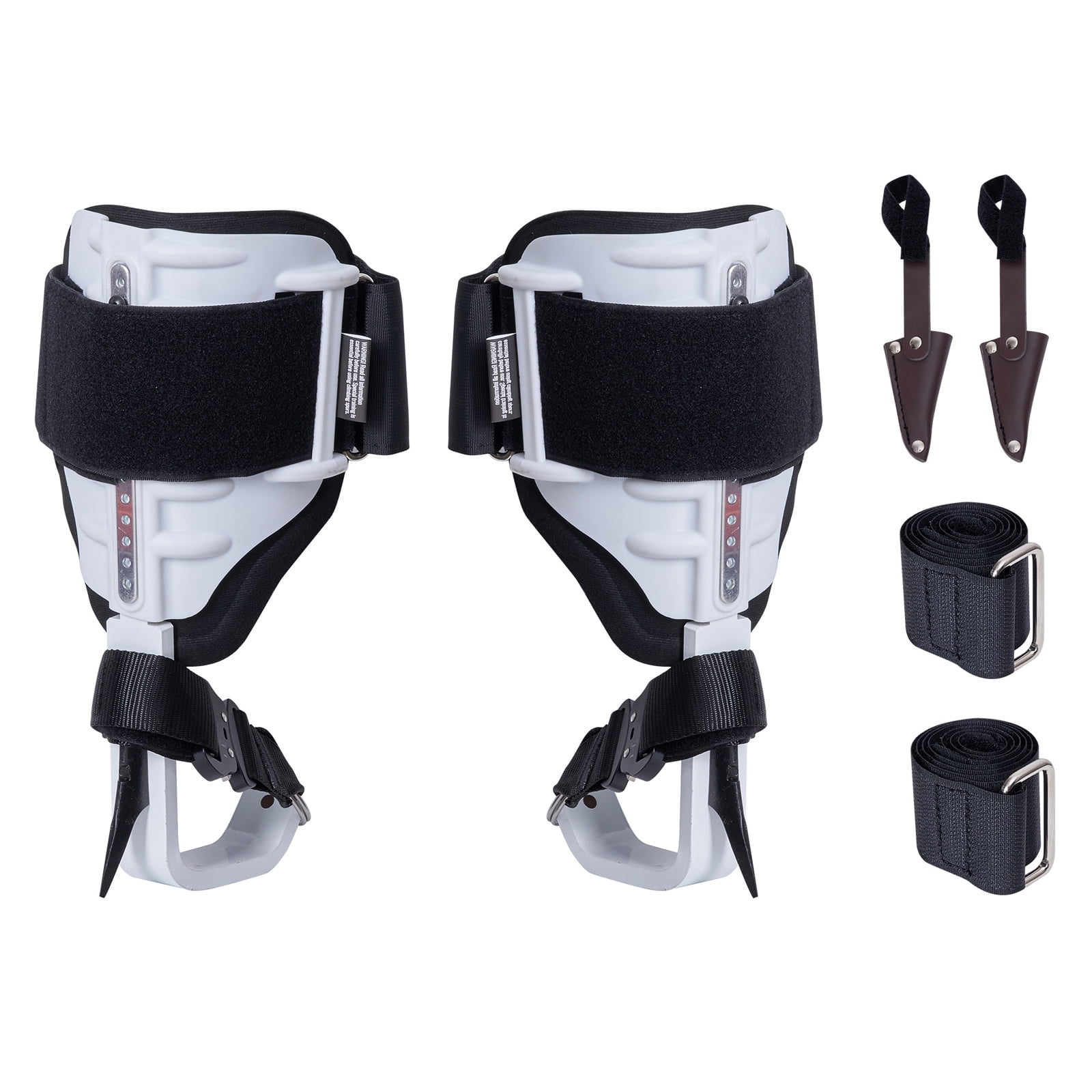 KFFKFF Aluminum Tree Climbing Spikes, Includes 1 Pair with Straps ...