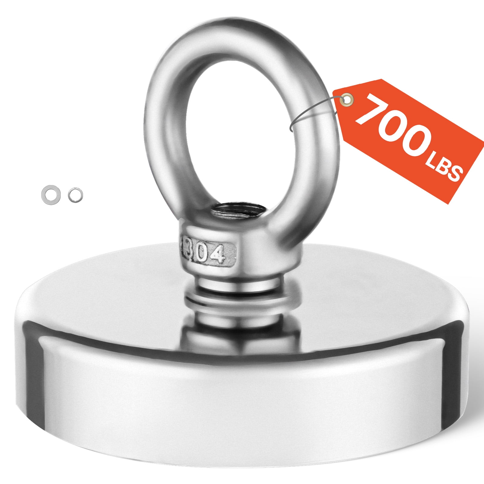 KFFKFF Angling Magnet, 700 LBS/318 Kg Attraction Power, High-Intensity ...