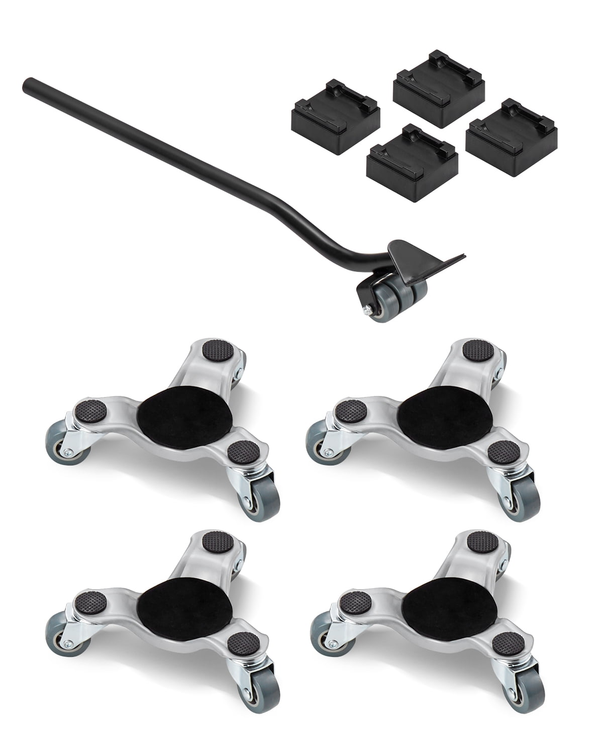 KFFKFF Appliance Dolly, Supports up to 440 lbs, 3-Wheeled Steel 6.3 ...