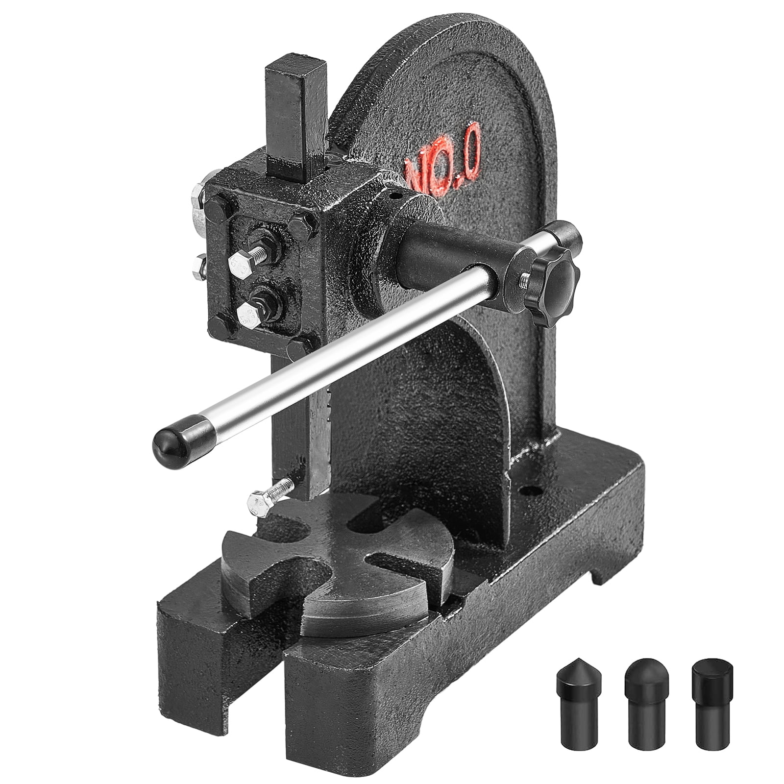 KFFKFF Arbor Press, Manual 0.5 Ton Capacity, Max Height 4.6", Heavy ...