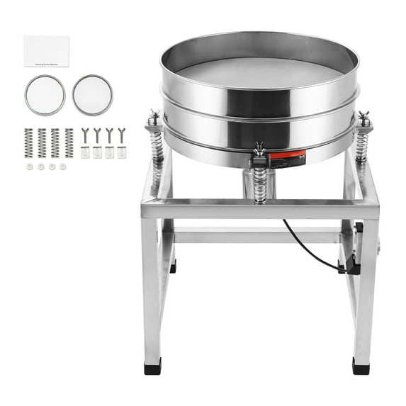 KFFKFF Automatic Electric Vibrating Sieve, Stainless Steel Sifter ...