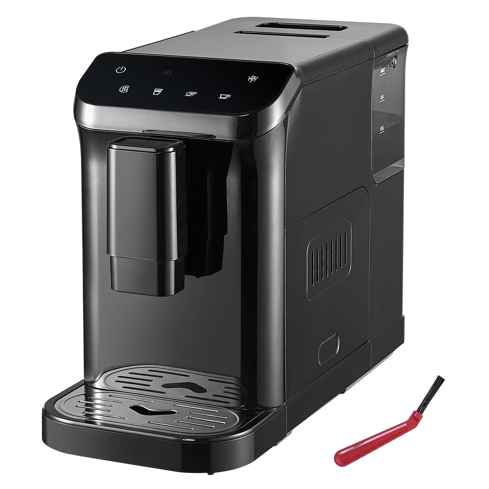 KFFKFF Automatic Espresso Machine, 15-Bar,With Milk Frother and Built ...