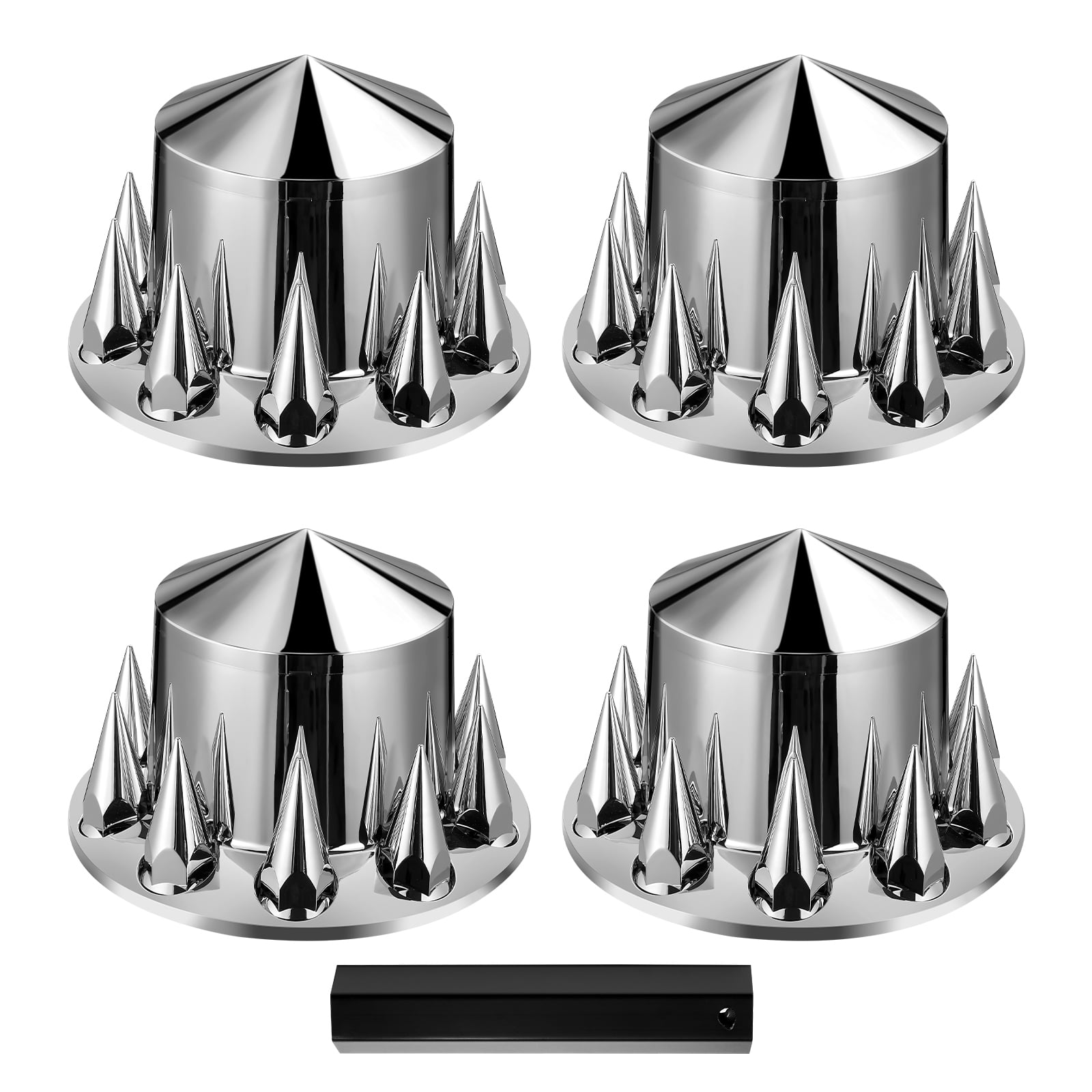 KFFKFF Back Wheel Axle Guards, Axle Protector with Spikes for Large ...