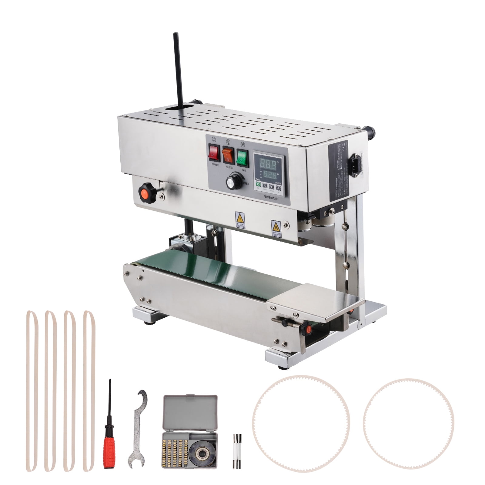 KFFKFF Bag Sealer, Continuous Band Sealing, 6-12 mm Width, Vertical ...