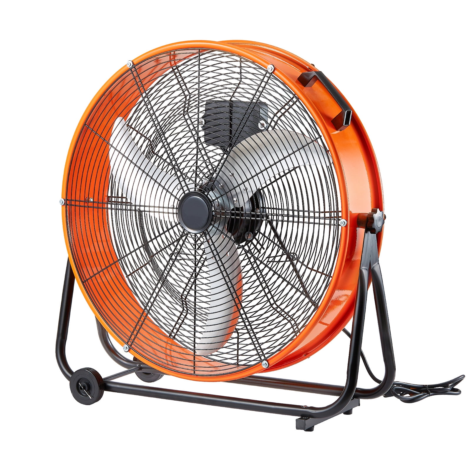 KFFKFF Barrel Fan, 24 Inch Intense Speed Industrial Circulation Fan ...