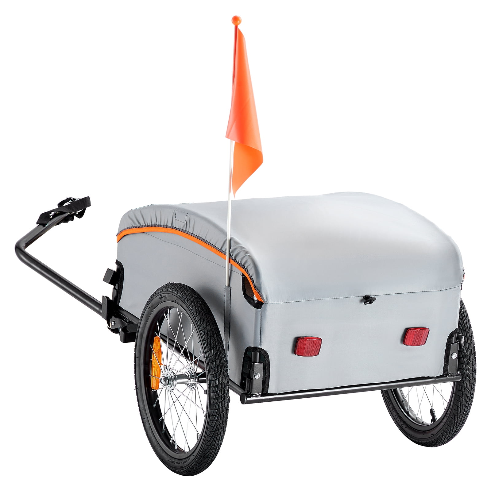 KFFKFF Bicycle Freight Trailer, Supports 88/100/160 lbs Weight, Sturdy ...