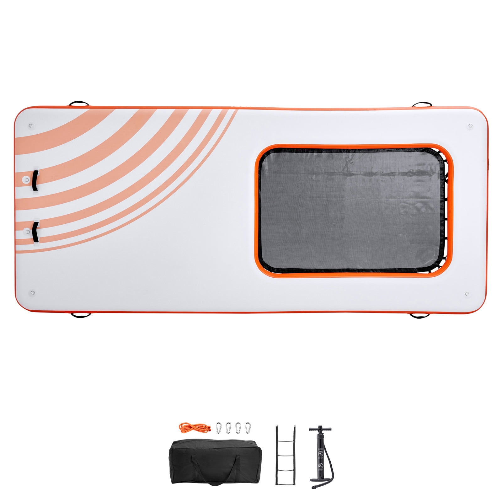 KFFKFF Blow-Up Floating Station, Dimensions of 15x6.5FT, Comes with 4 ...