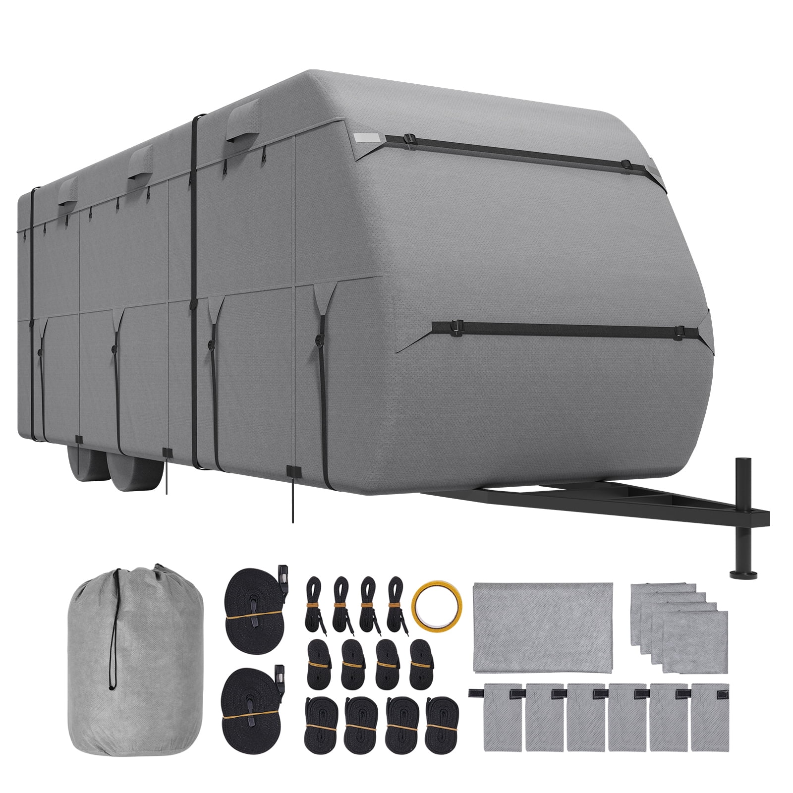 KFFKFF Camper Protector, Fits 24-27 ft Travel Trailers, Quadruple Layer ...