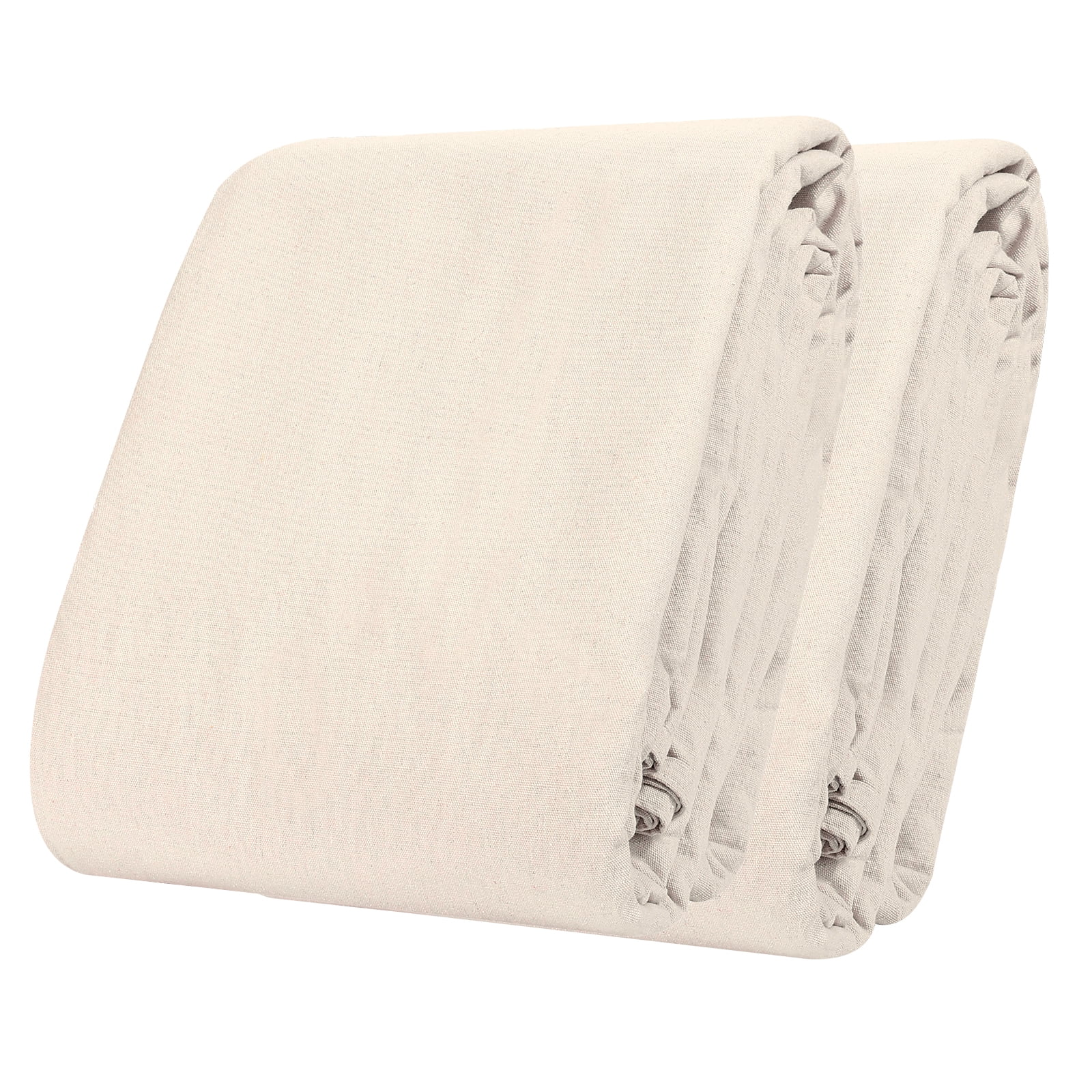 KFFKFF Canvas Drop Cloth, 9x12 ft Pack of 2, Durable Painters Tarp for ...