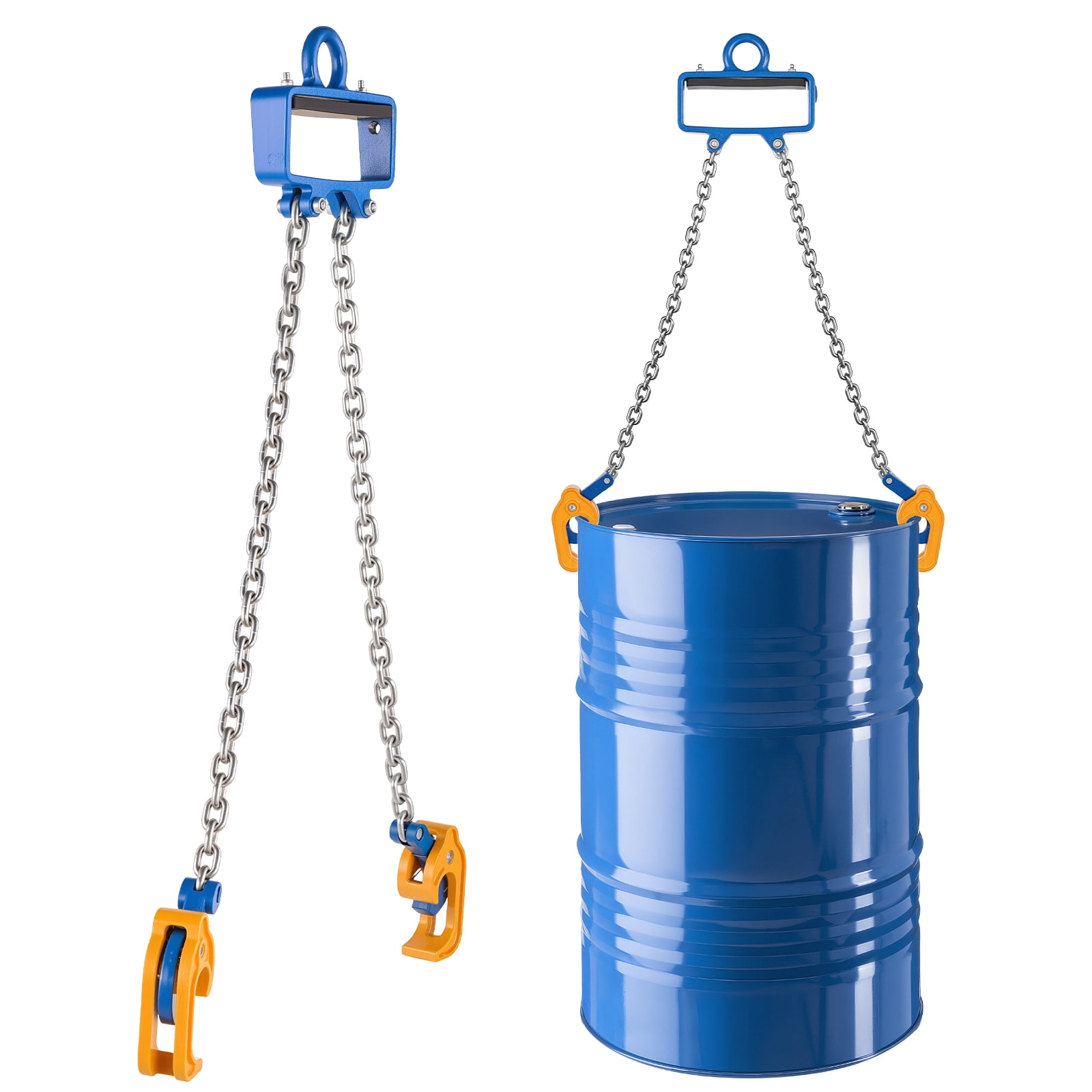 KFFKFF Chain Drum Lifter, G80 Drum Lifting Chain Sling with Safety Hook ...