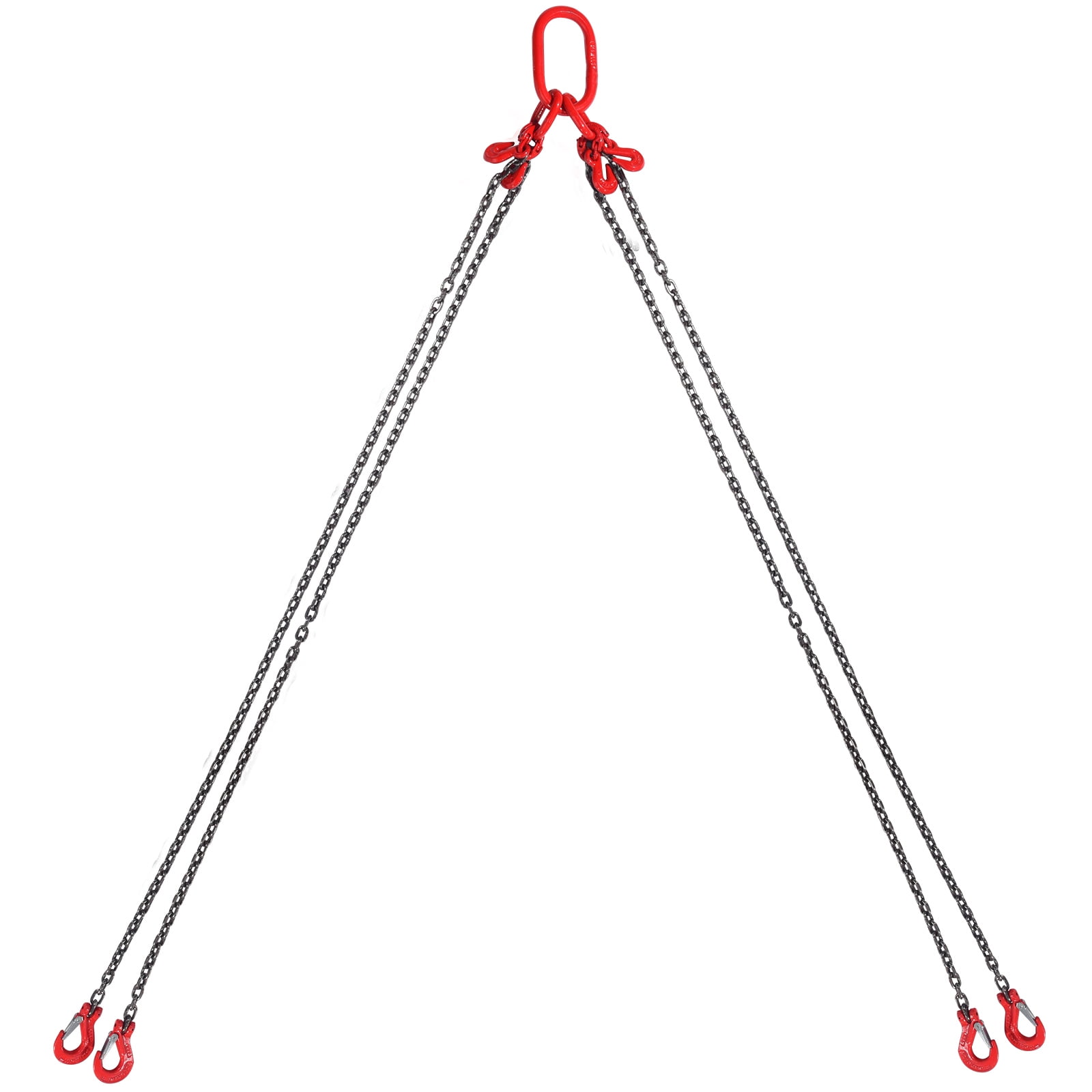 KFFKFF Chain Sling, 1/4 inch x 5 ft, Equipped with Hooks, G80 for ...