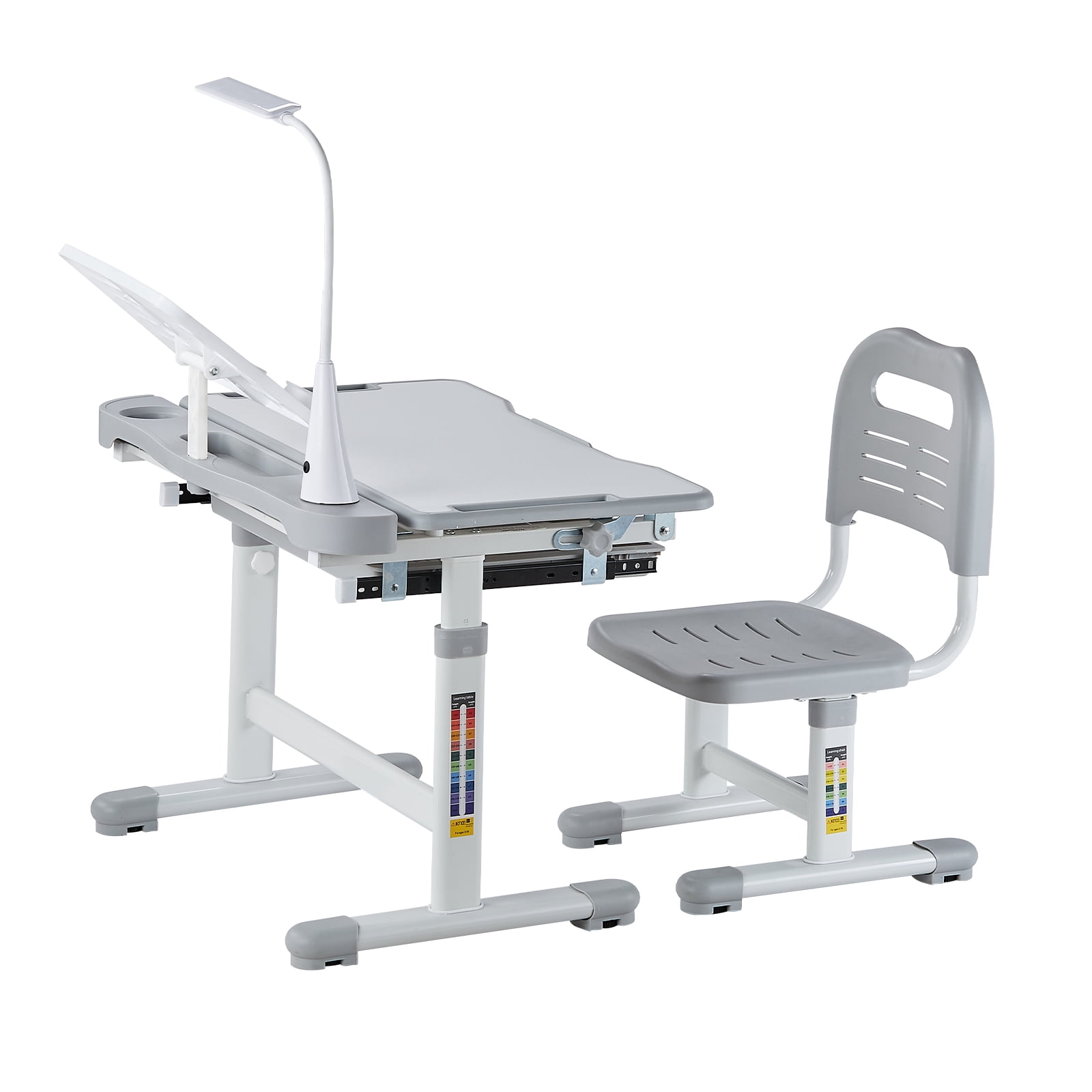 KFFKFF Child's Learning Seat and Table Combo, Adjustable Elevation & 0 ...