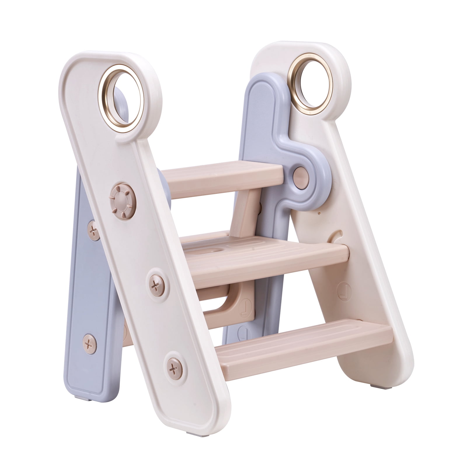 KFFKFF Kids Tower Step Stool, Convertible 3 to 2-Step Stool for ...