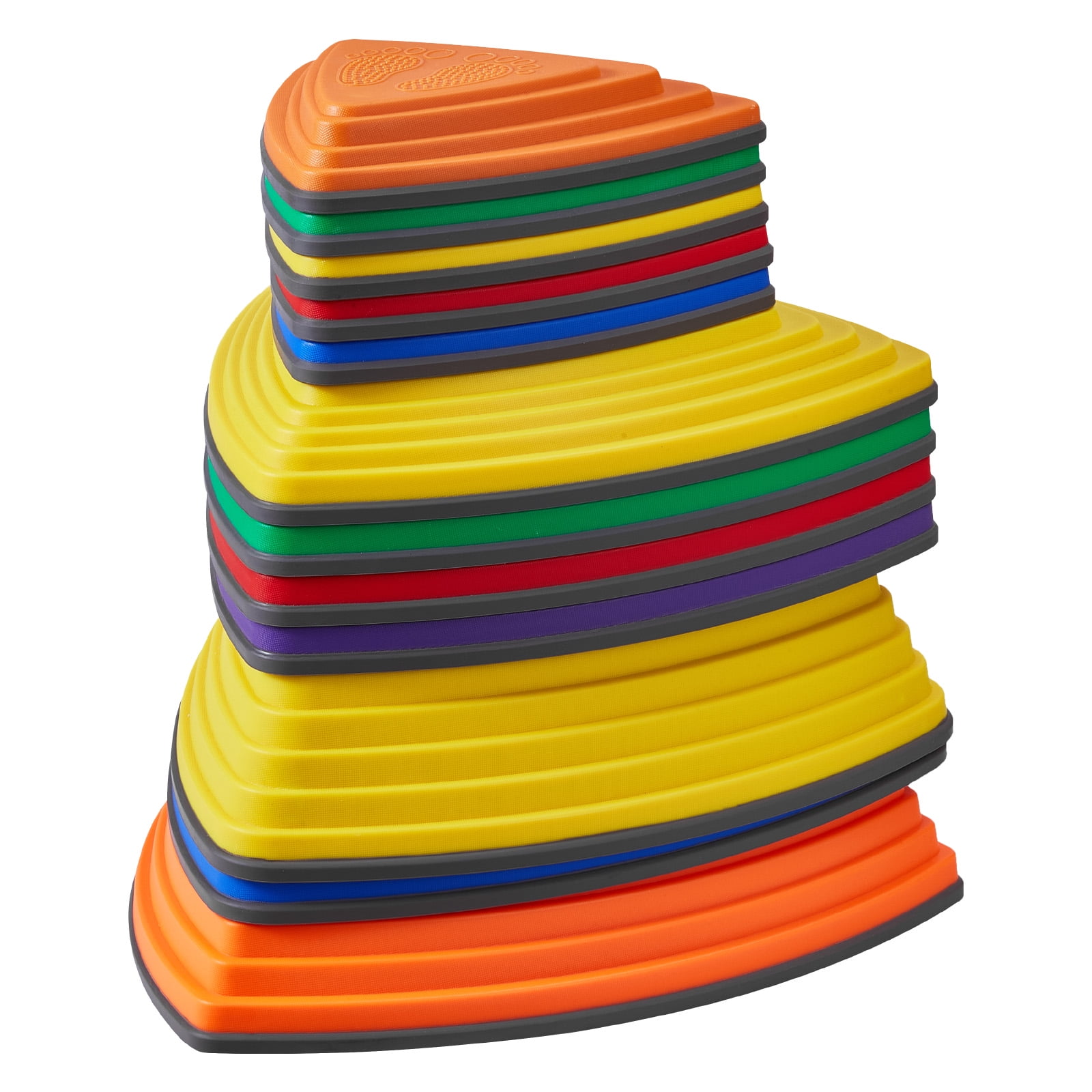 KFFKFF Children's Balance Stepping Stones, Set of 12, Supports 220 lbs ...