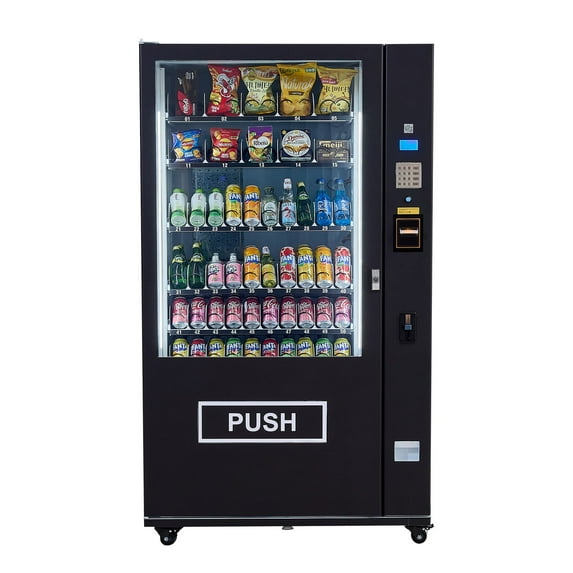 KFFKFF Chilled Dual-Purpose Vending Machine, 60 Compartments Industrial ...