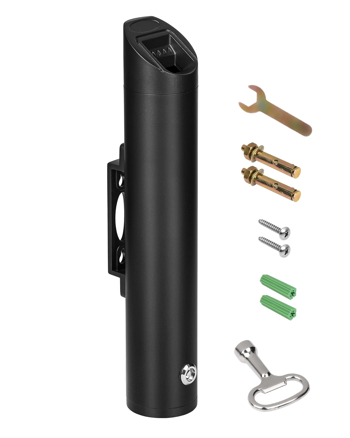 KFFKFF Cigarette Bin, Durable Stainless Steel Ash Receptacle, Wall ...