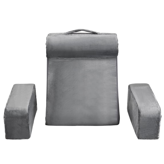 KFFKFF Comfortable Reading Pillow with Armrests, Adjustable Headrest ...