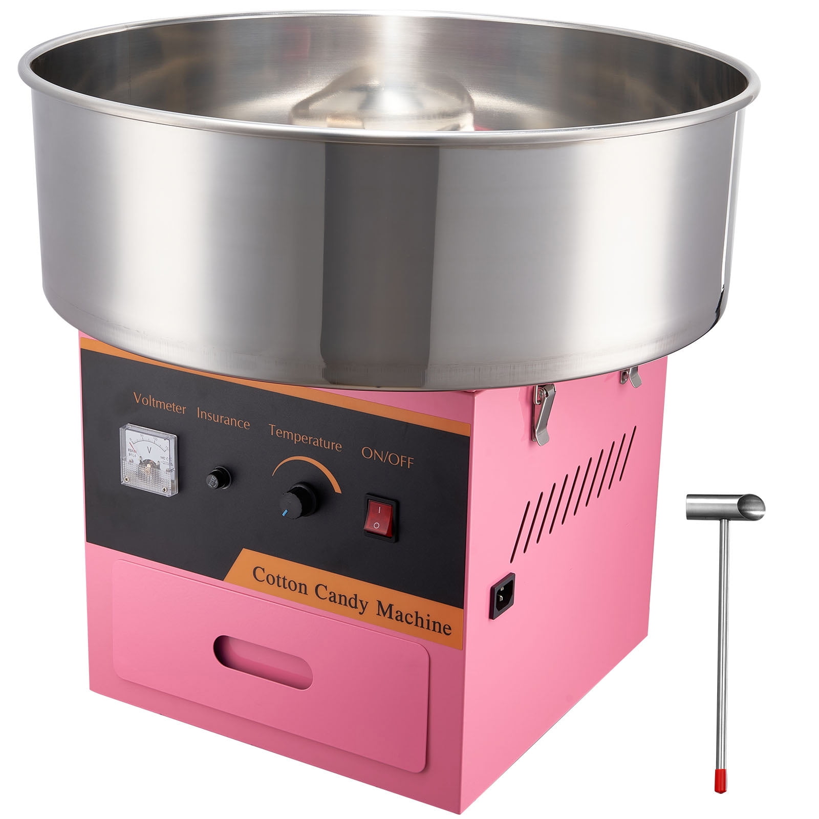 KFFKFF Commercial Cotton Candy Maker, 1000W Cotton Candy Maker with ...