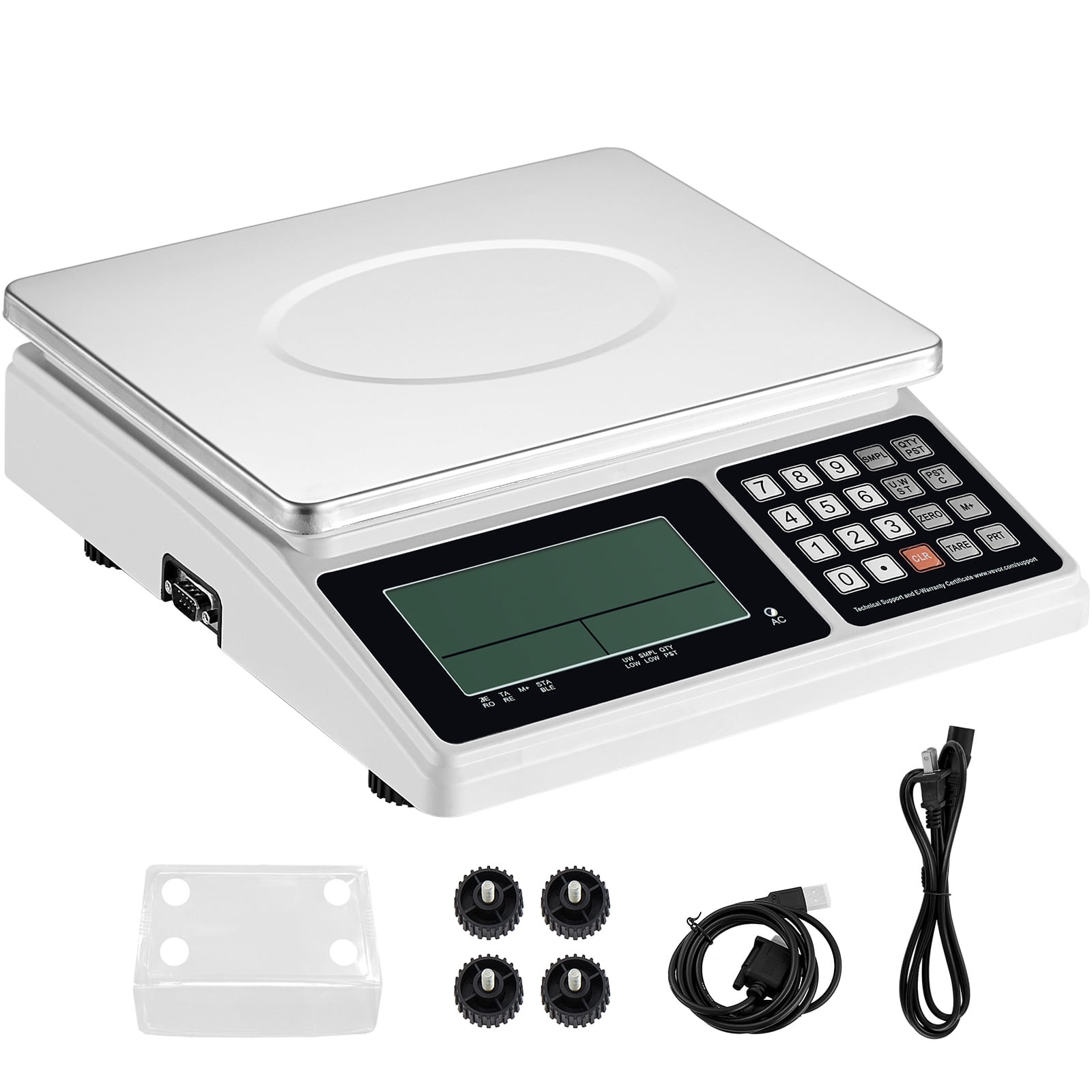 KFFKFF Commercial Counting Scale, 30 kg x 1 g, Digital Coin and ...