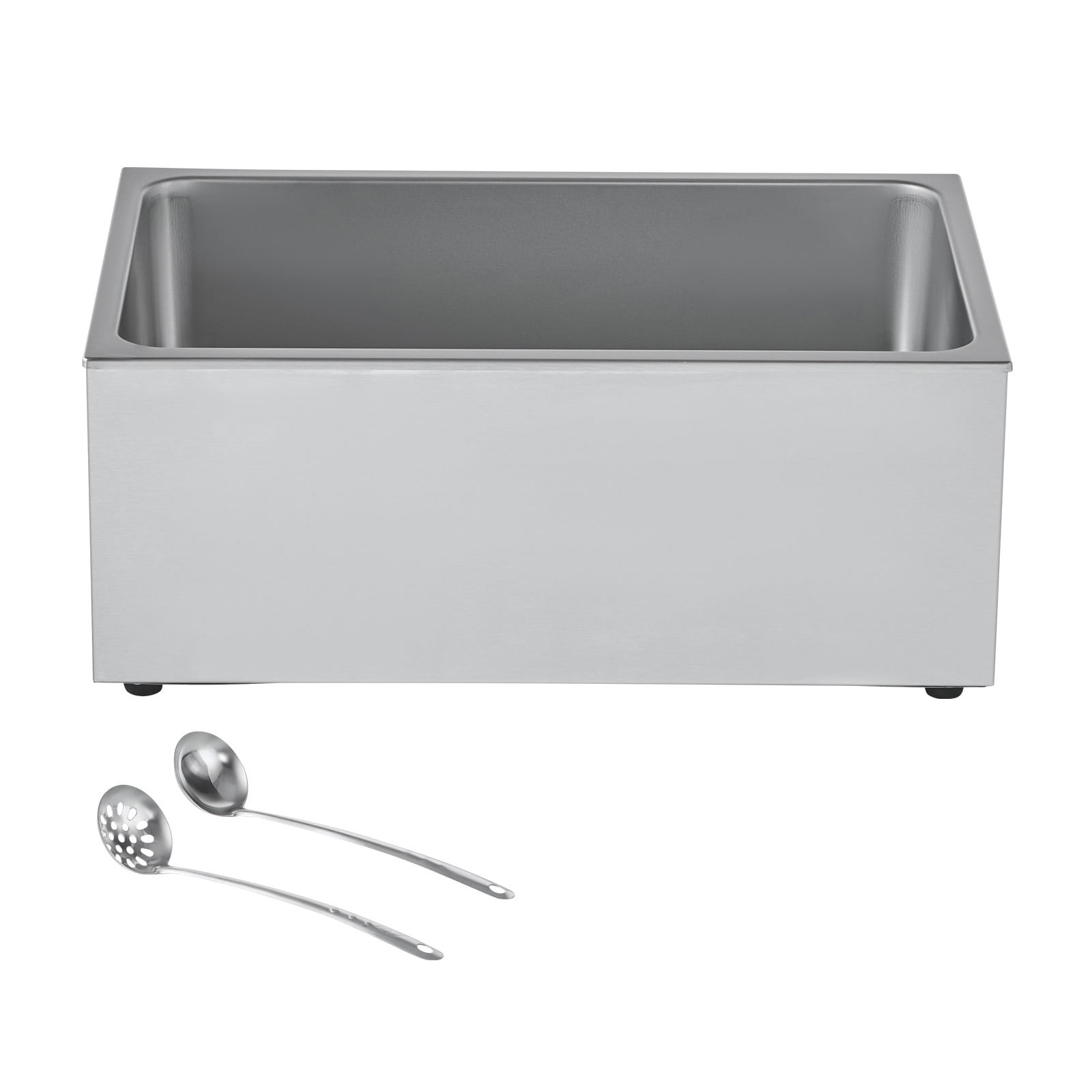 KFFKFF Commercial Electric Food Warmer, 1200W Stainless Steel ...
