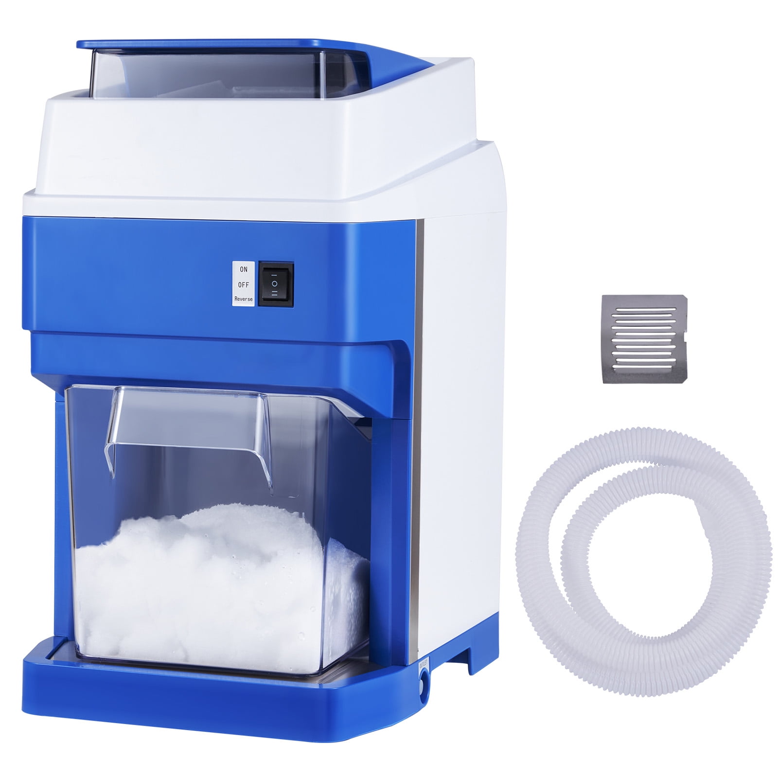 KFFKFF Commercial Ice Shaver 265 lb/hr Ice Crusher Snow Cone Maker 300 ...