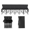 KFFKFF Portable Collapsible Bench, 6-Person Seating, Foldable Outdoor ...