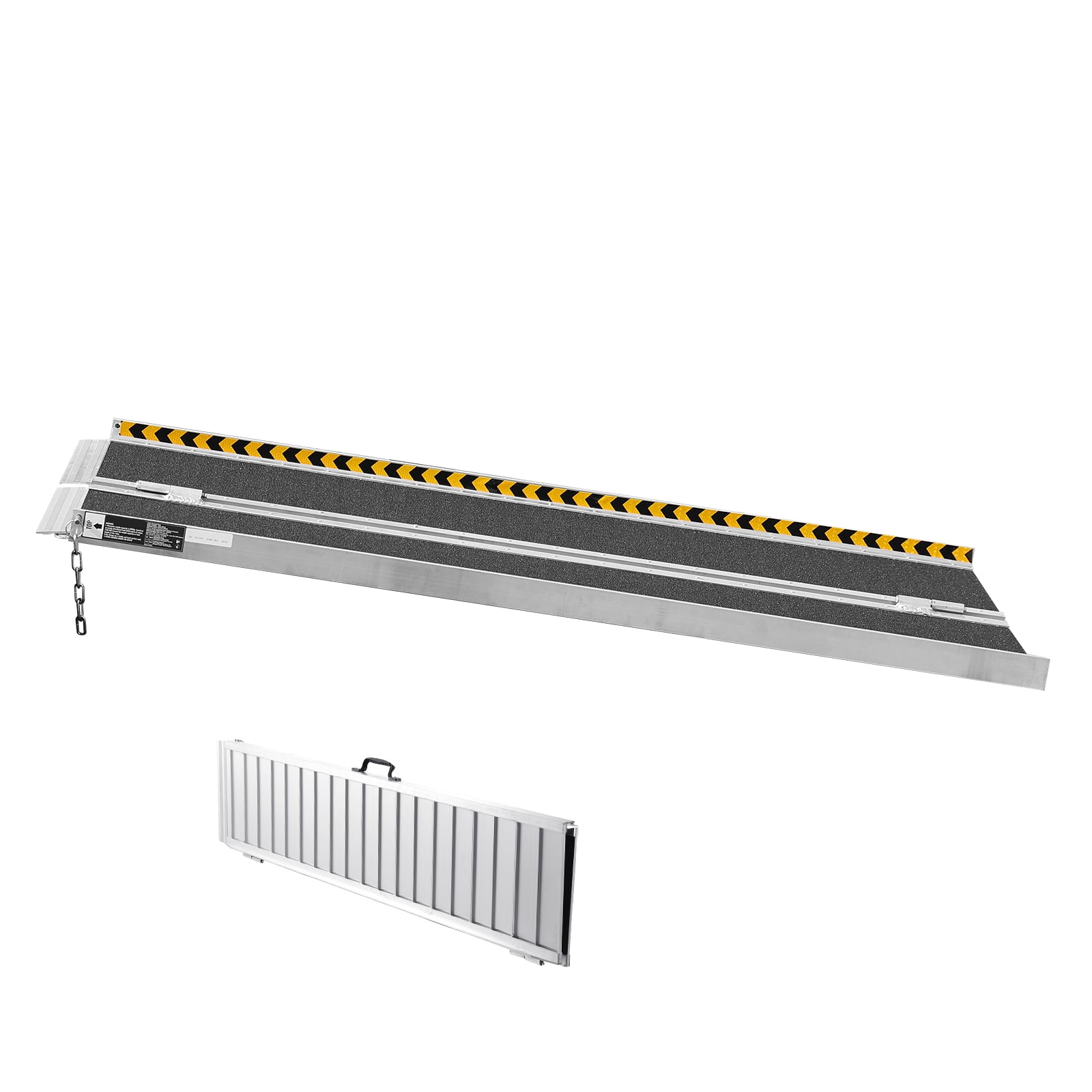 KFFKFF Compact Wheelchair Access Ramp, 6 ft with 800 lbs Load Capacity ...