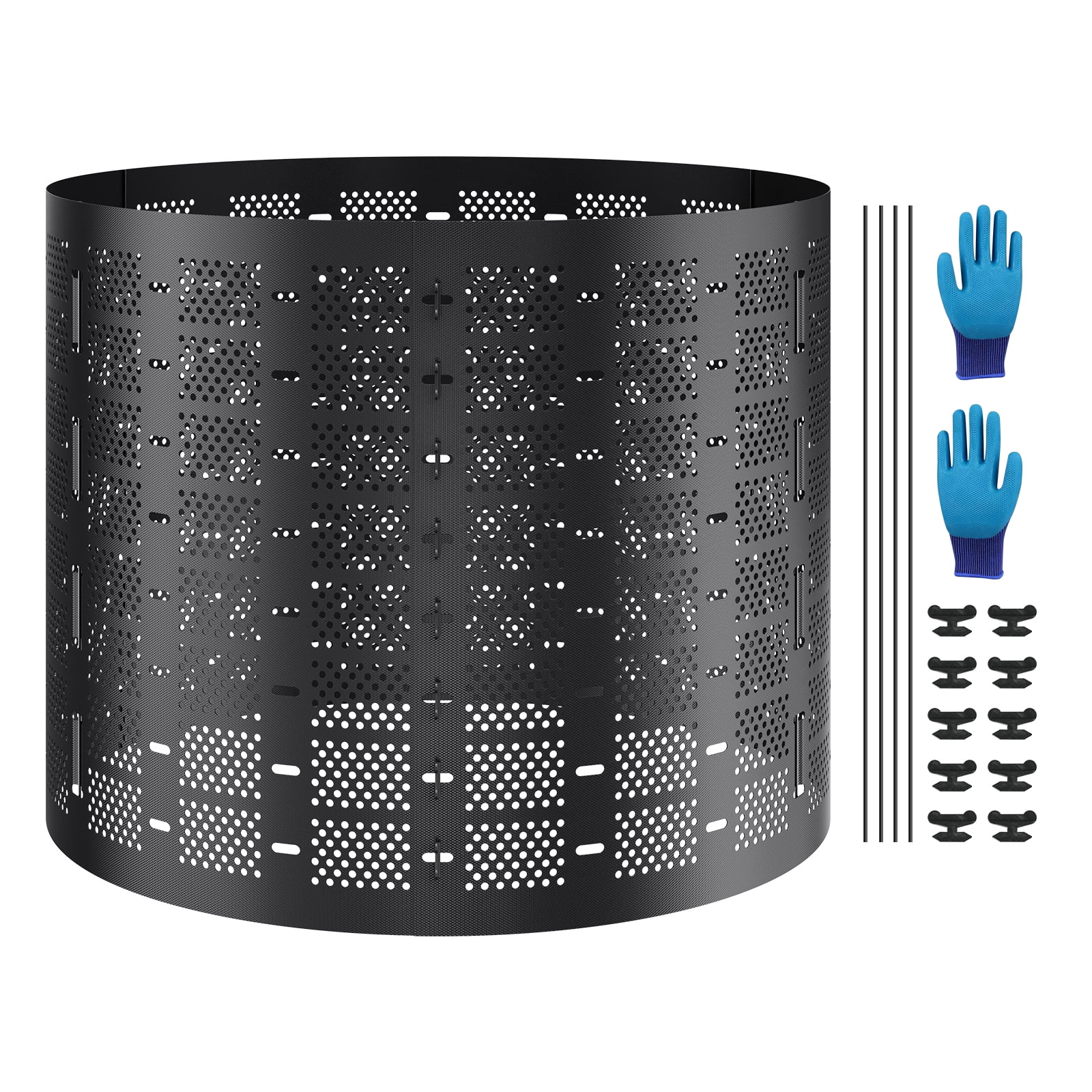 KFFKFF Composting Container 220 Gallon, Outdoor Adjustable Compost ...