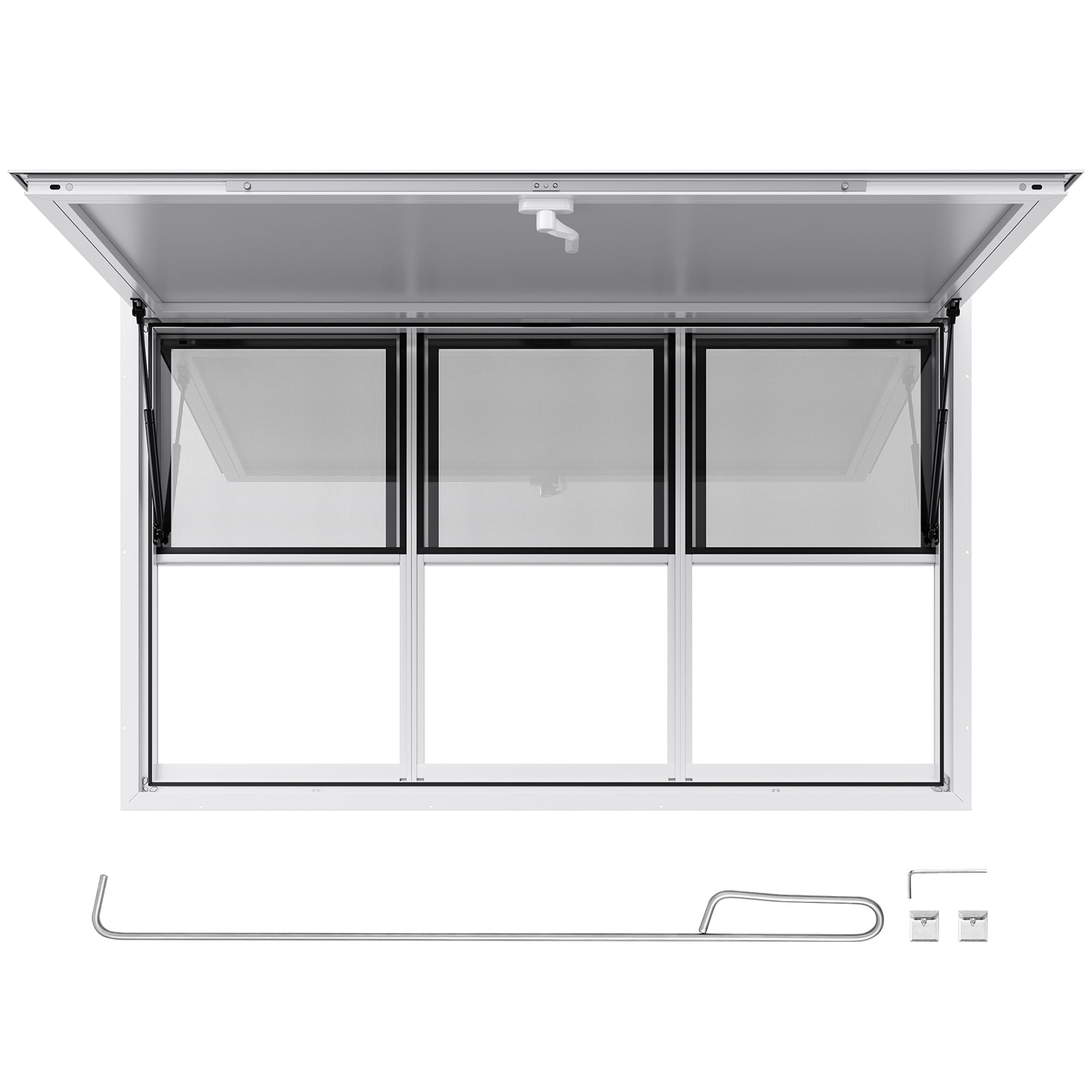 KFFKFF Concession Window 60x36 in, Aluminum Alloy Service Window for ...