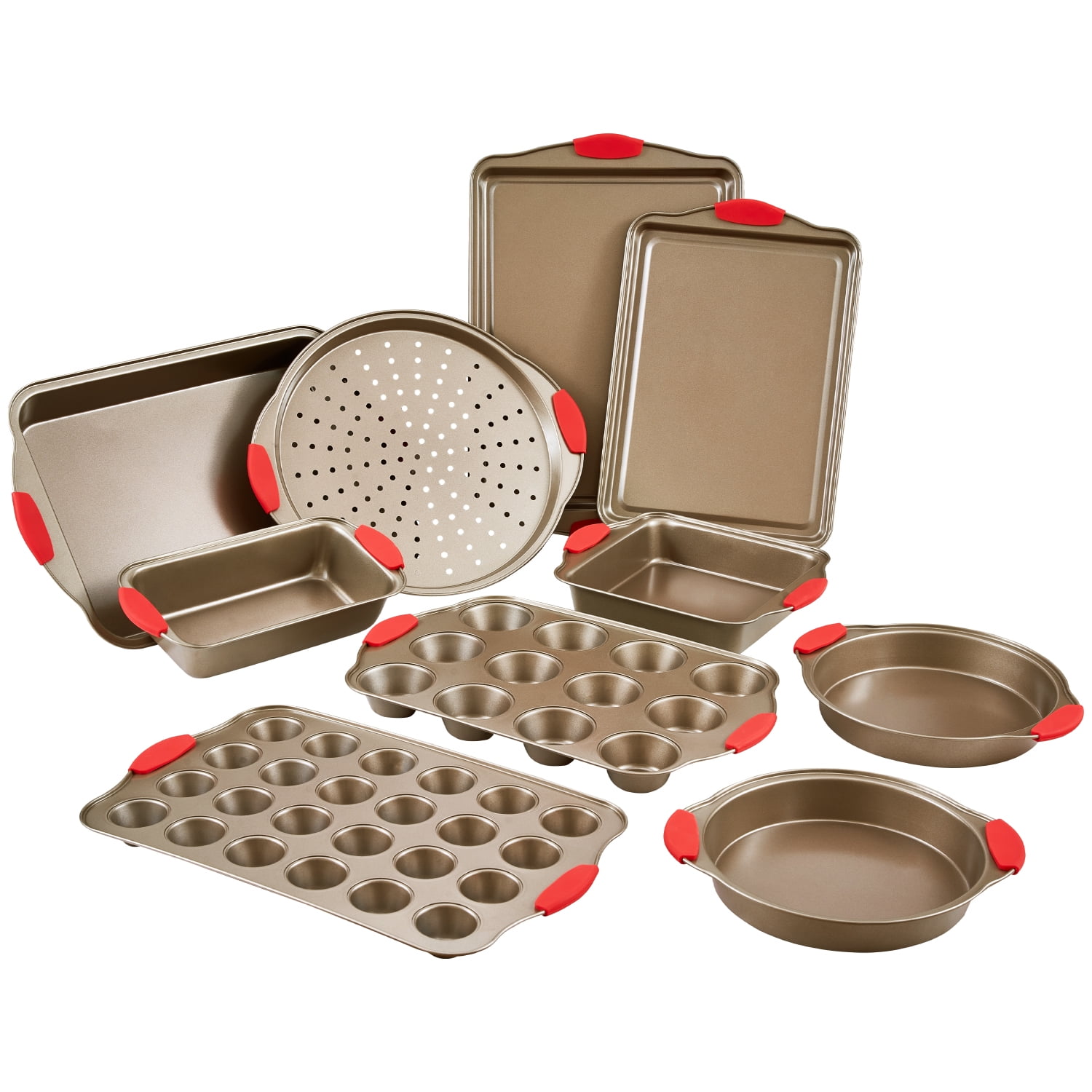 KFFKFF Cookware Collection, 10-Items, Carbon Steel Nonstick Baking ...