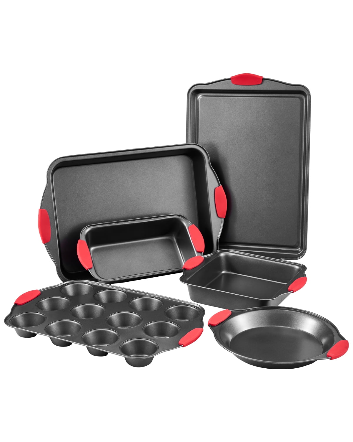 KFFKFF Cookware Collection, 6-Items, Carbon Steel Nonstick Baking ...