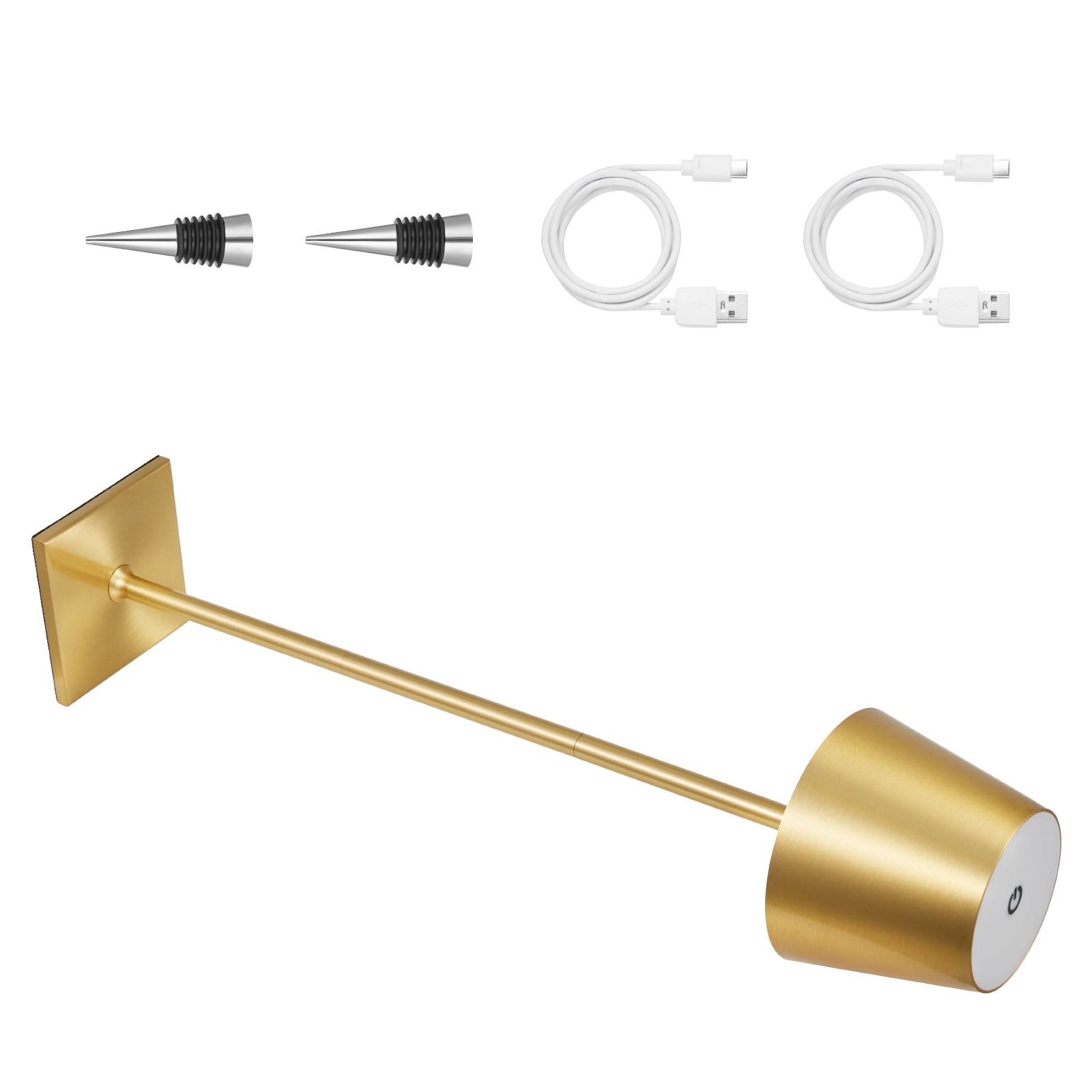 KFFKFF Cordless Table Lamp, 2-Pack, 5200mAh Rechargeable Battery ...