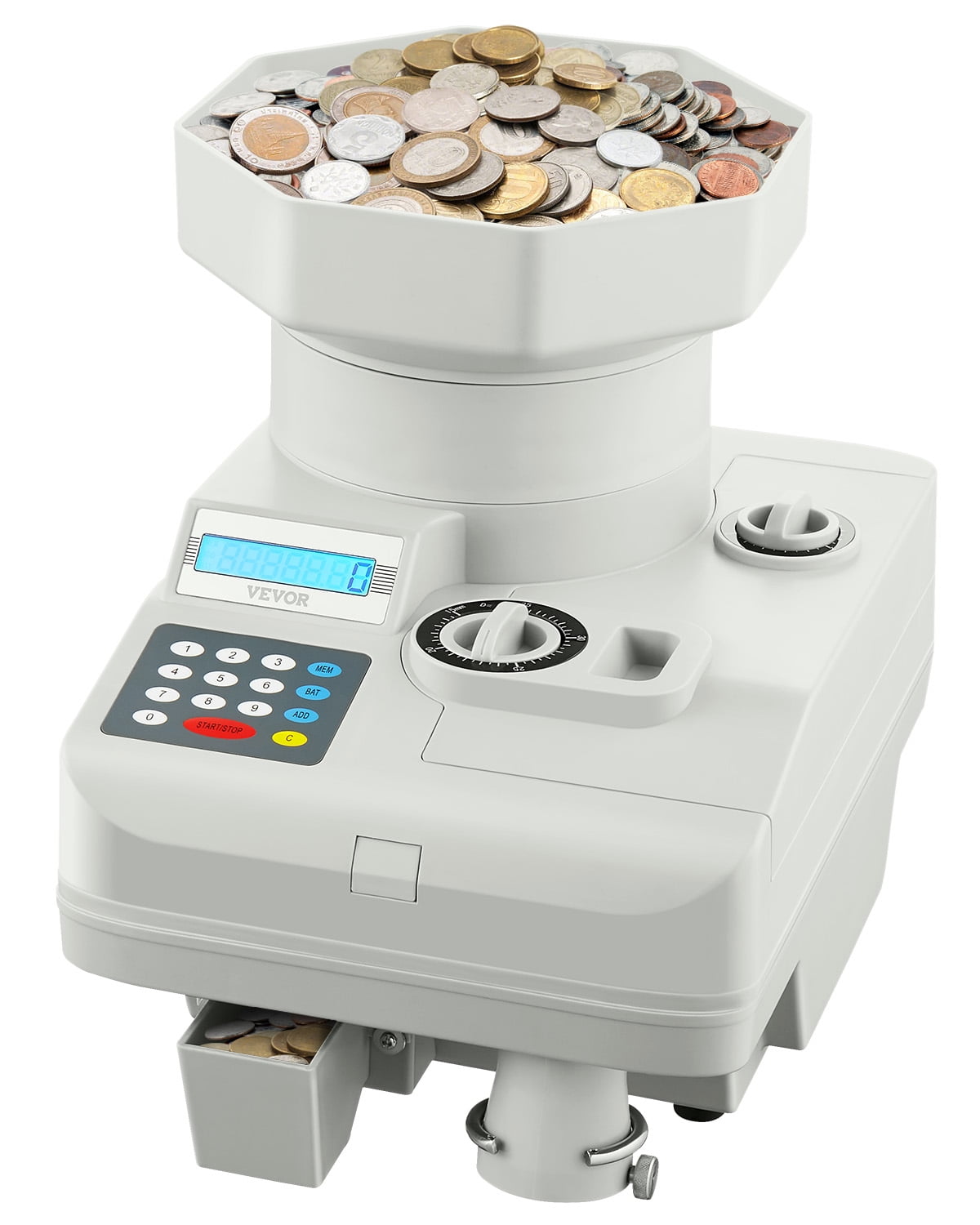 KFFKFF Currency Tallying Device, Expert Coin Organiser with LED ...